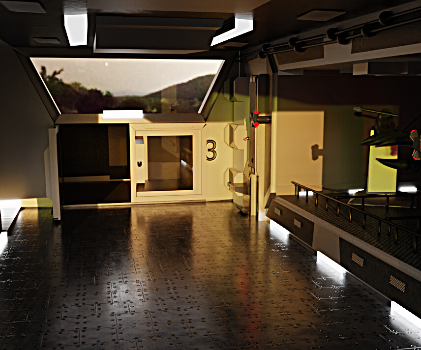 ArtStation - Advanced Weaponry Room