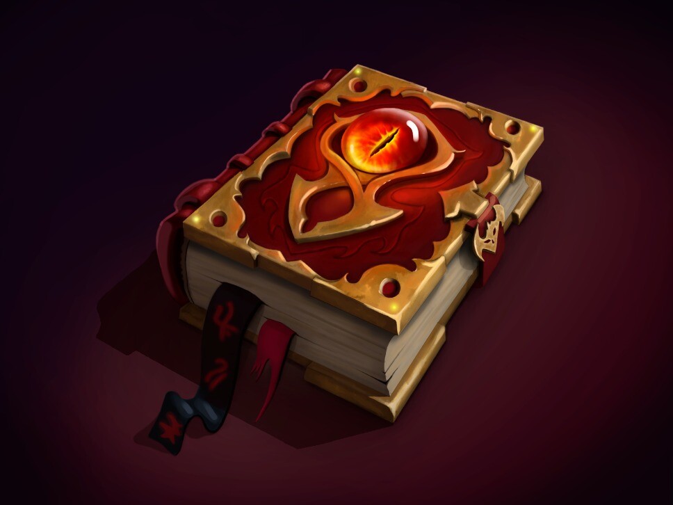 ArtStation - Diablo inspired book