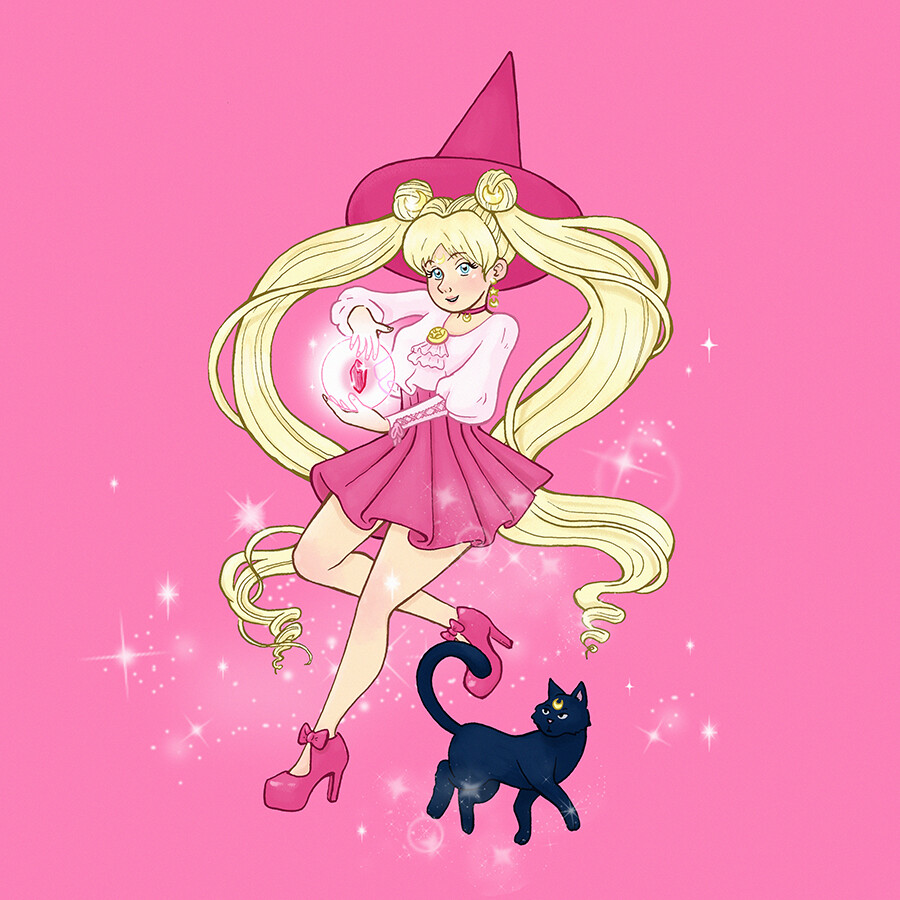 ArtStation - Fanart Witch Series: Sailor Moon