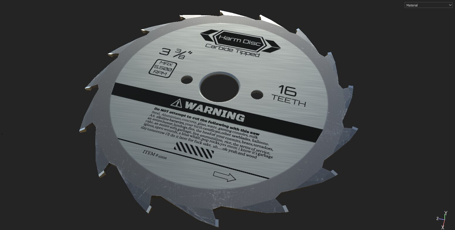 ArtStation - Sawblade (Harm Disc)