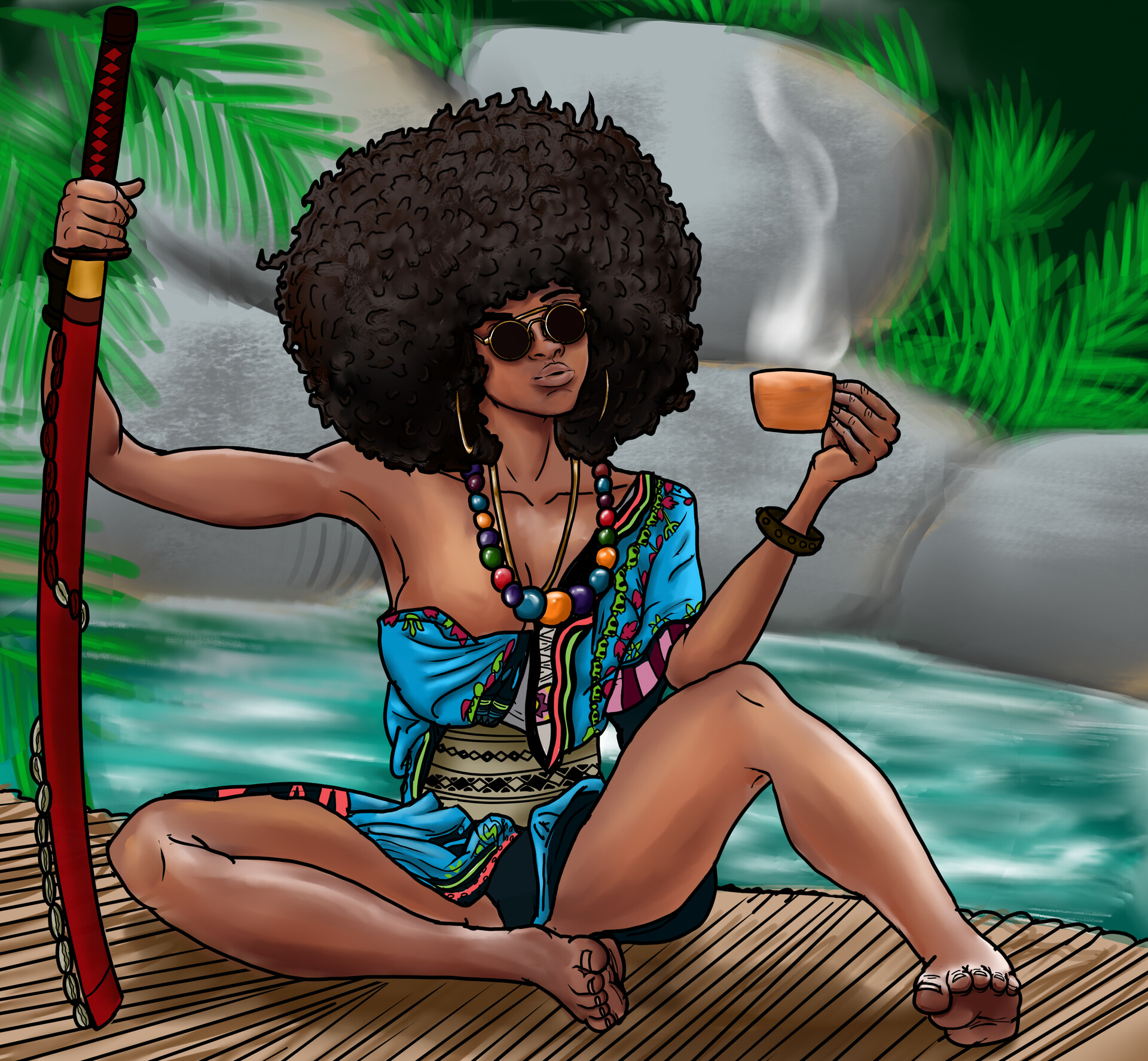 ArtStation - Afro Samurai