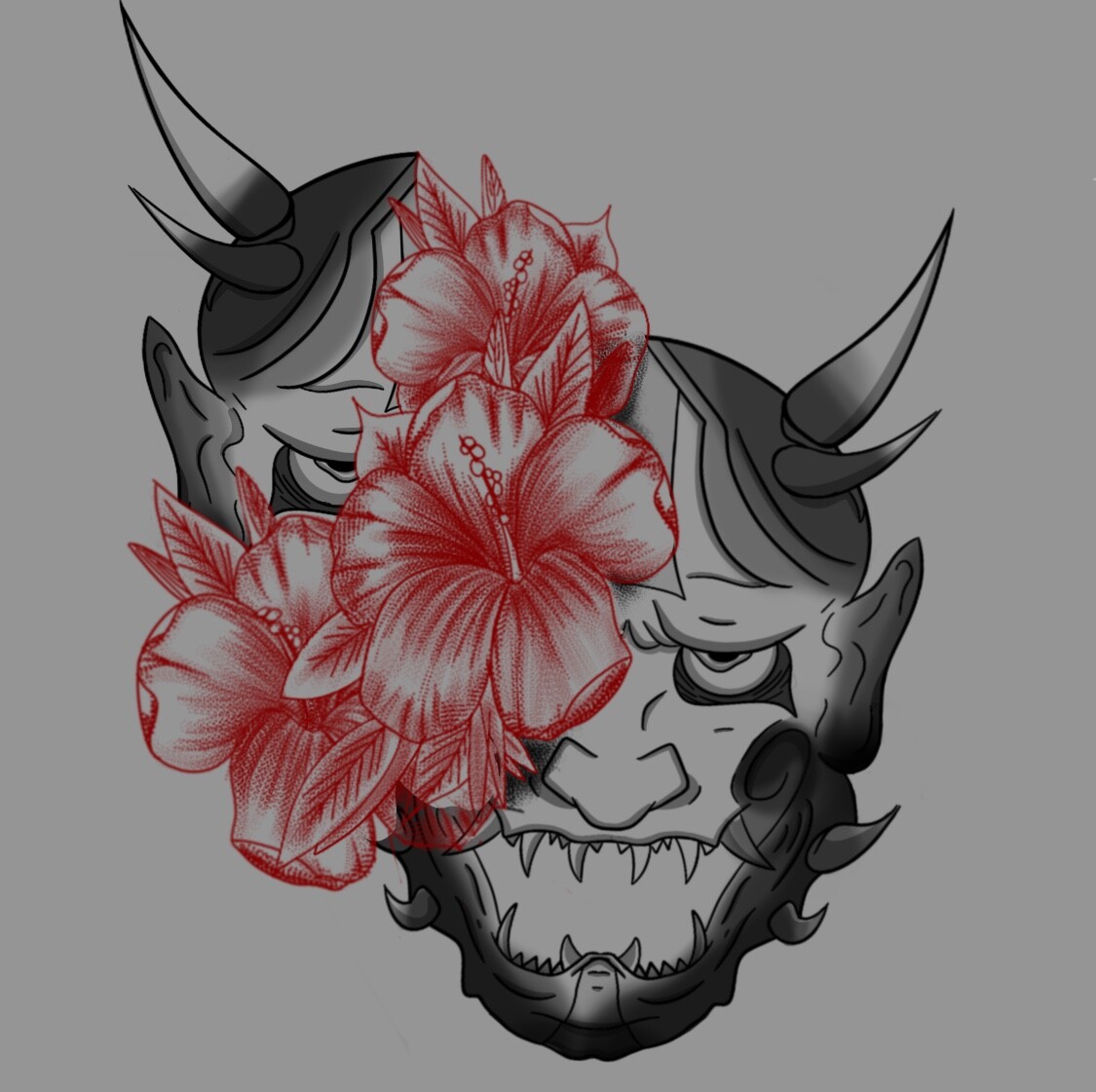 ArtStation - Oni mask