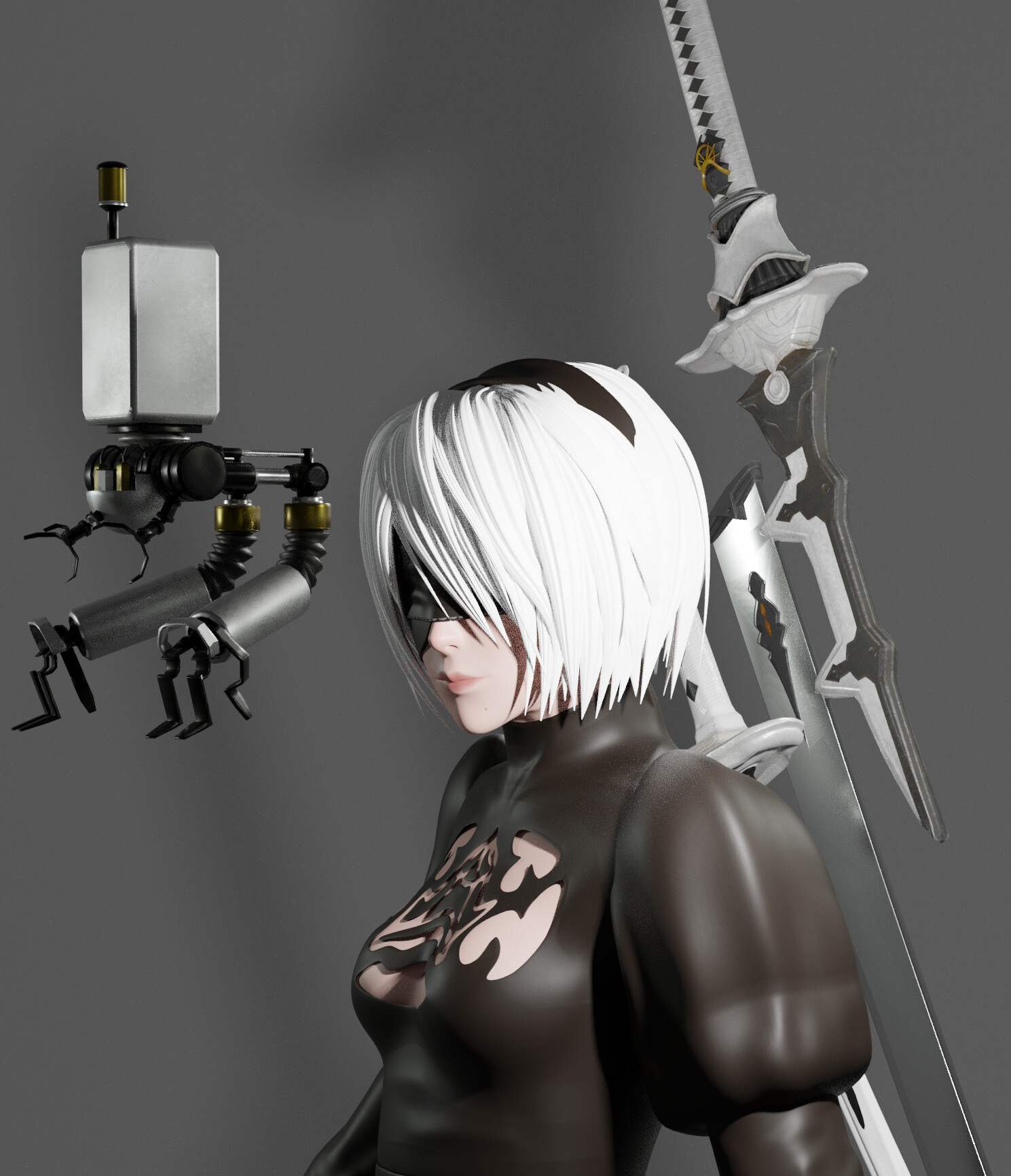 ArtStation - 2B (Nier Automata) Fanart