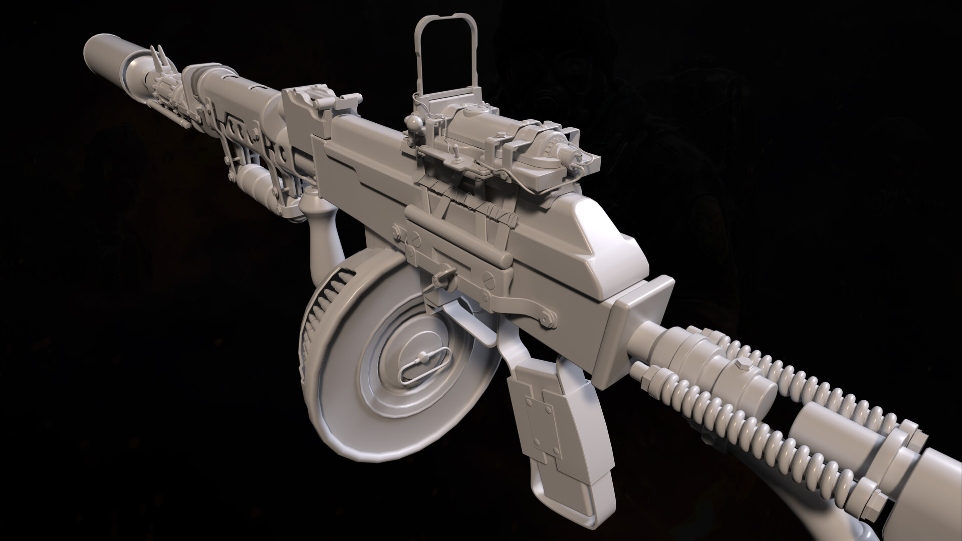 ArtStation - Modified AK47 (Metro Exodus game)