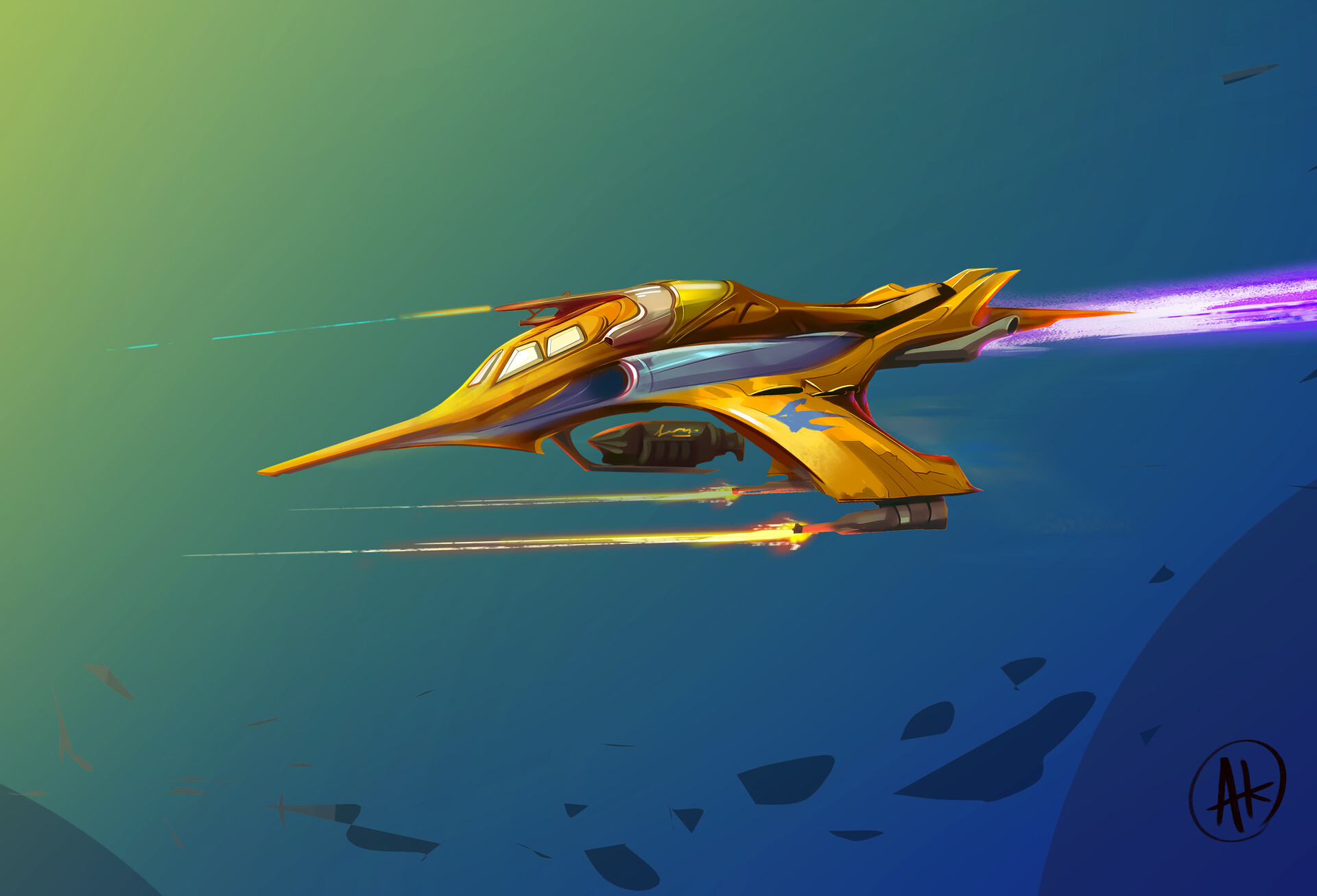 ArtStation - Fighter jet concept