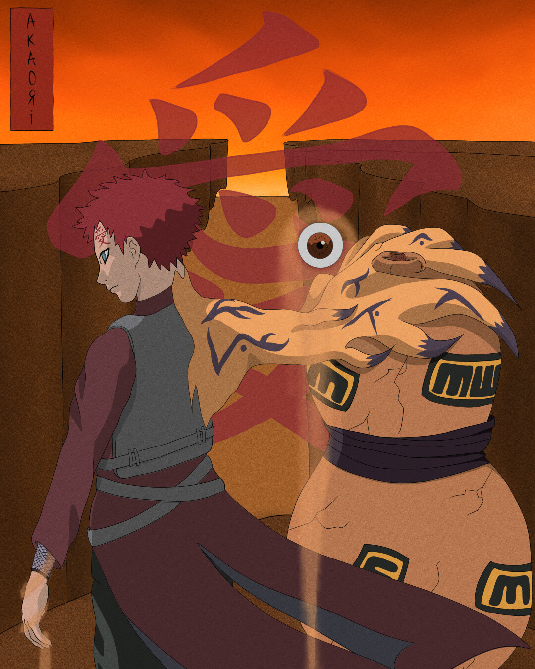 ArtStation - GAARA by AKAORI