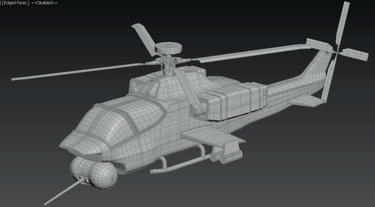 ArtStation - Apache helicopter