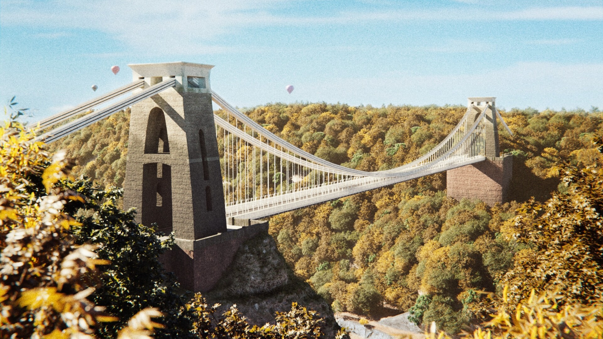 ArtStation - Suspension Bridge