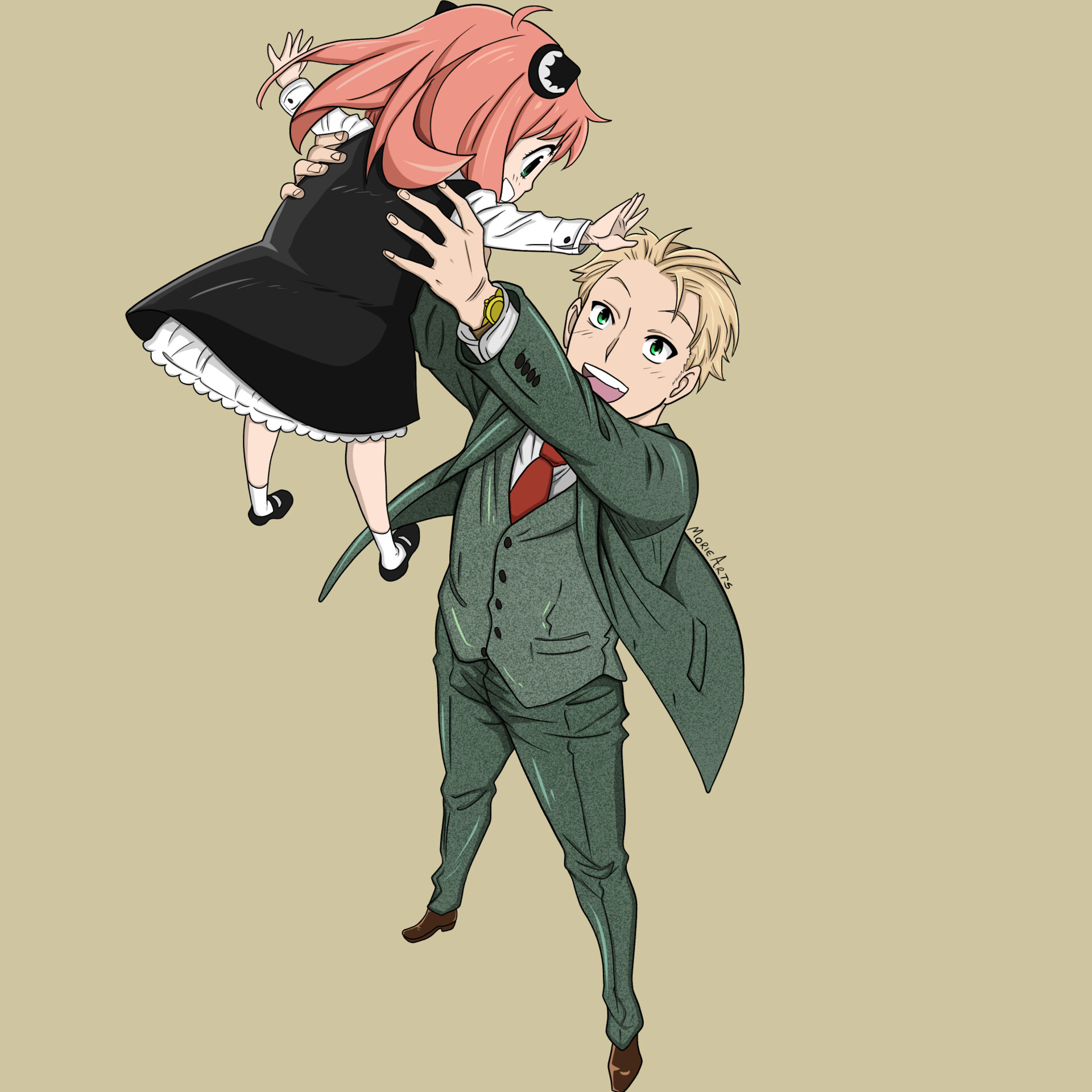 ArtStation - Loid & Anya - SPYxFAMILY