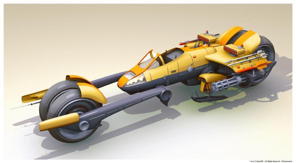 ArtStation - Motocentaur - Light Attack Vehicle