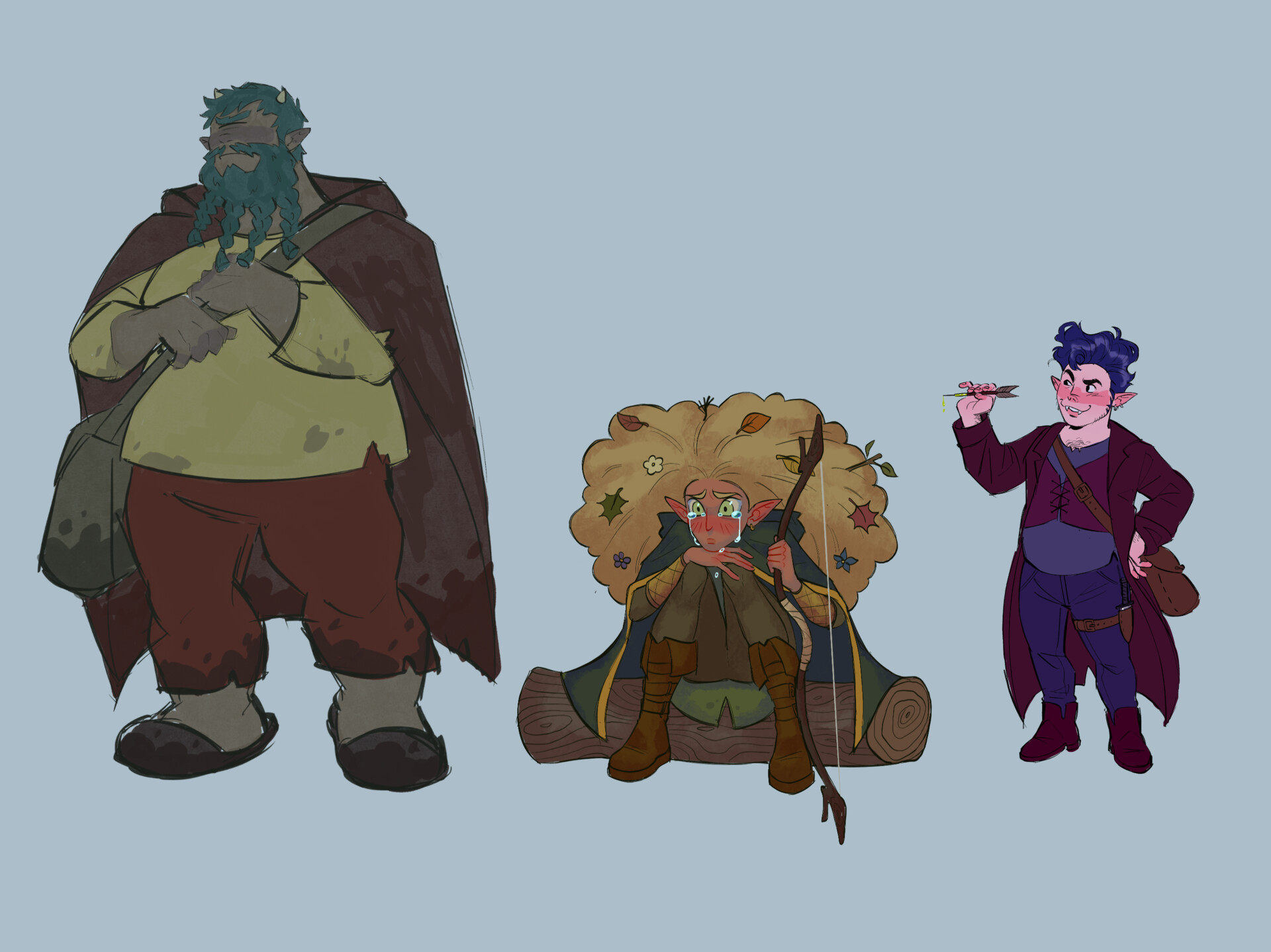 ArtStation - Fantasy Character Prompts Line Up