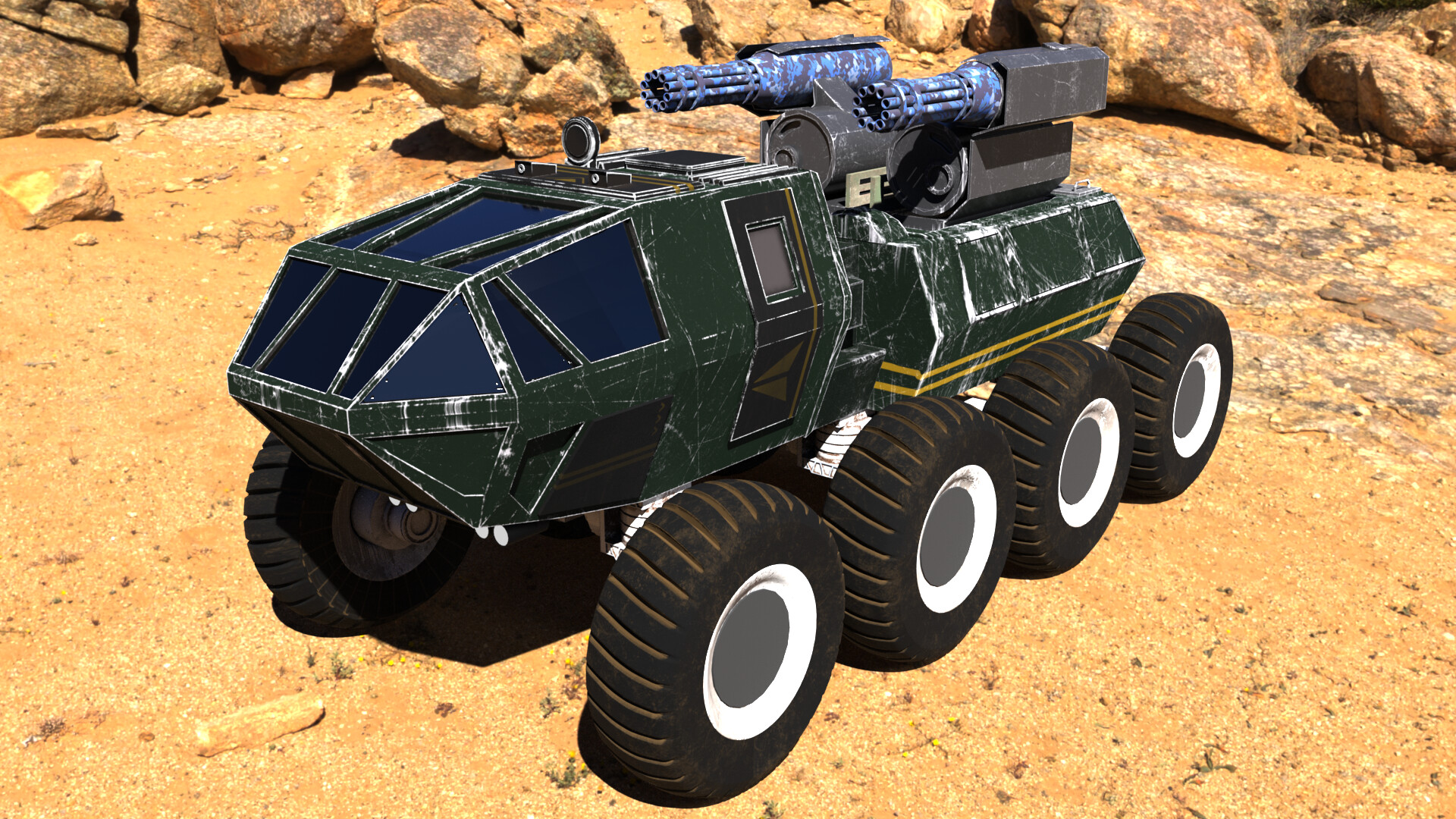 ArtStation - Modern Combat Truck