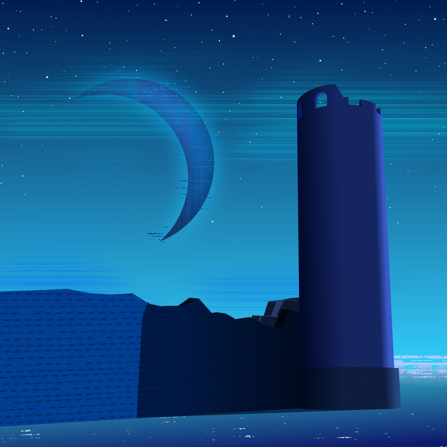 ArtStation - Blue Ruins