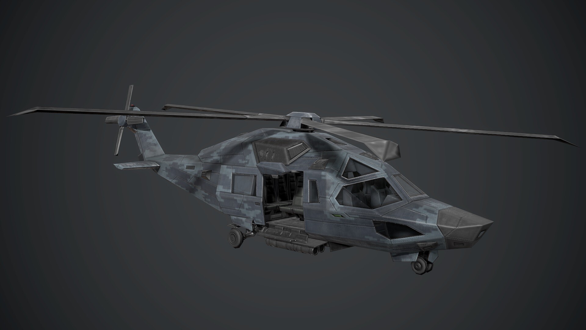 Stealth Apache Helicopter