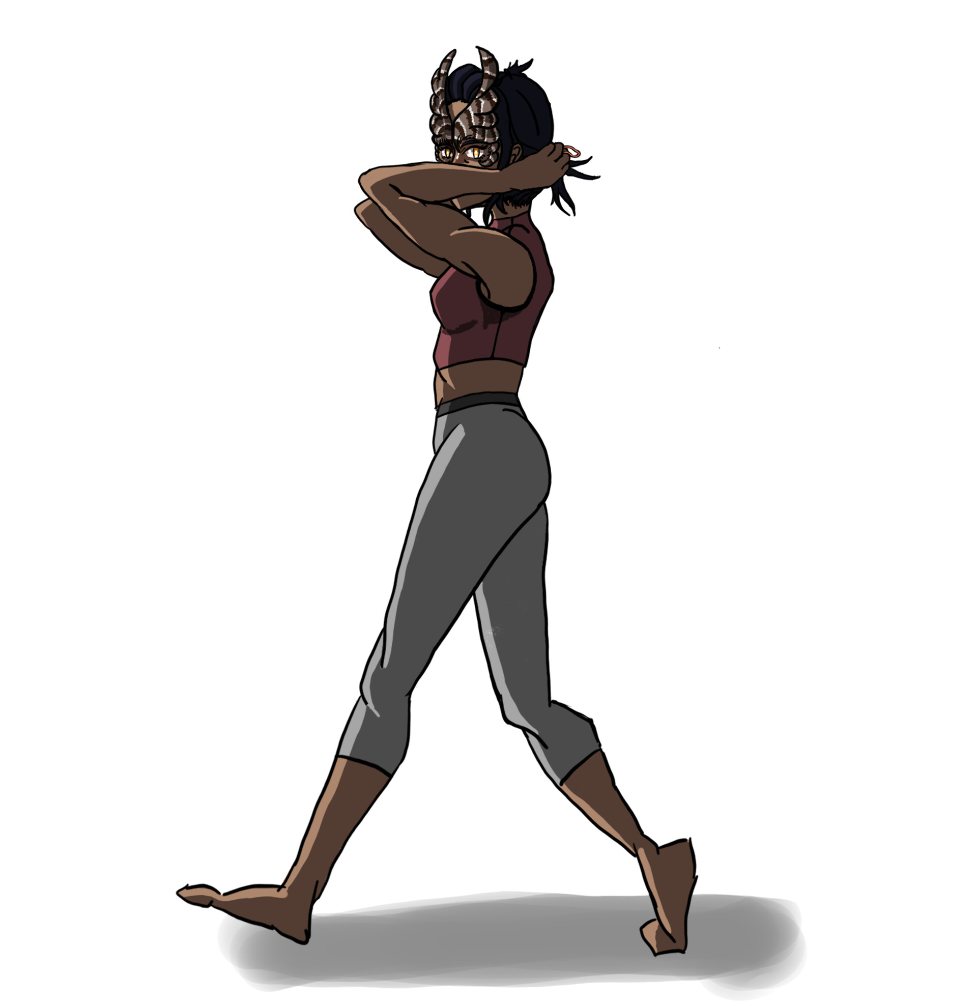 ArtStation - Walking Pose