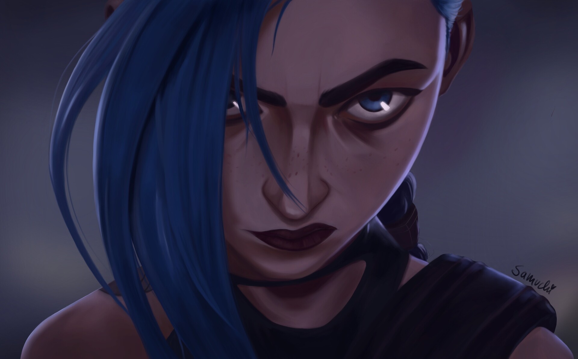 ArtStation - Color Study Jinx Arcane Fanart