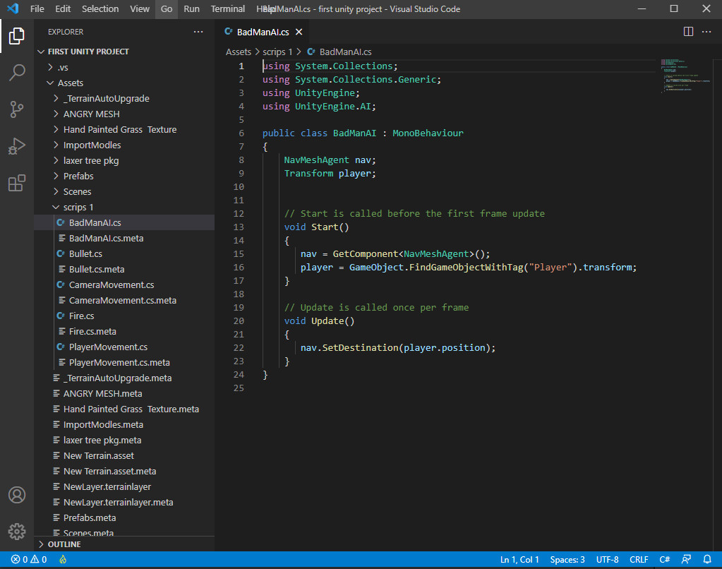 ArtStation - coding for my badman ai
