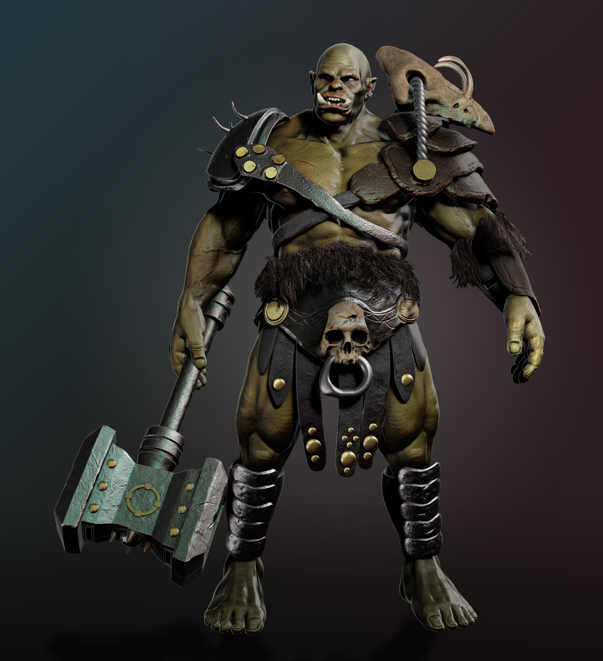 ArtStation - Orc Warrior (Drutha)
