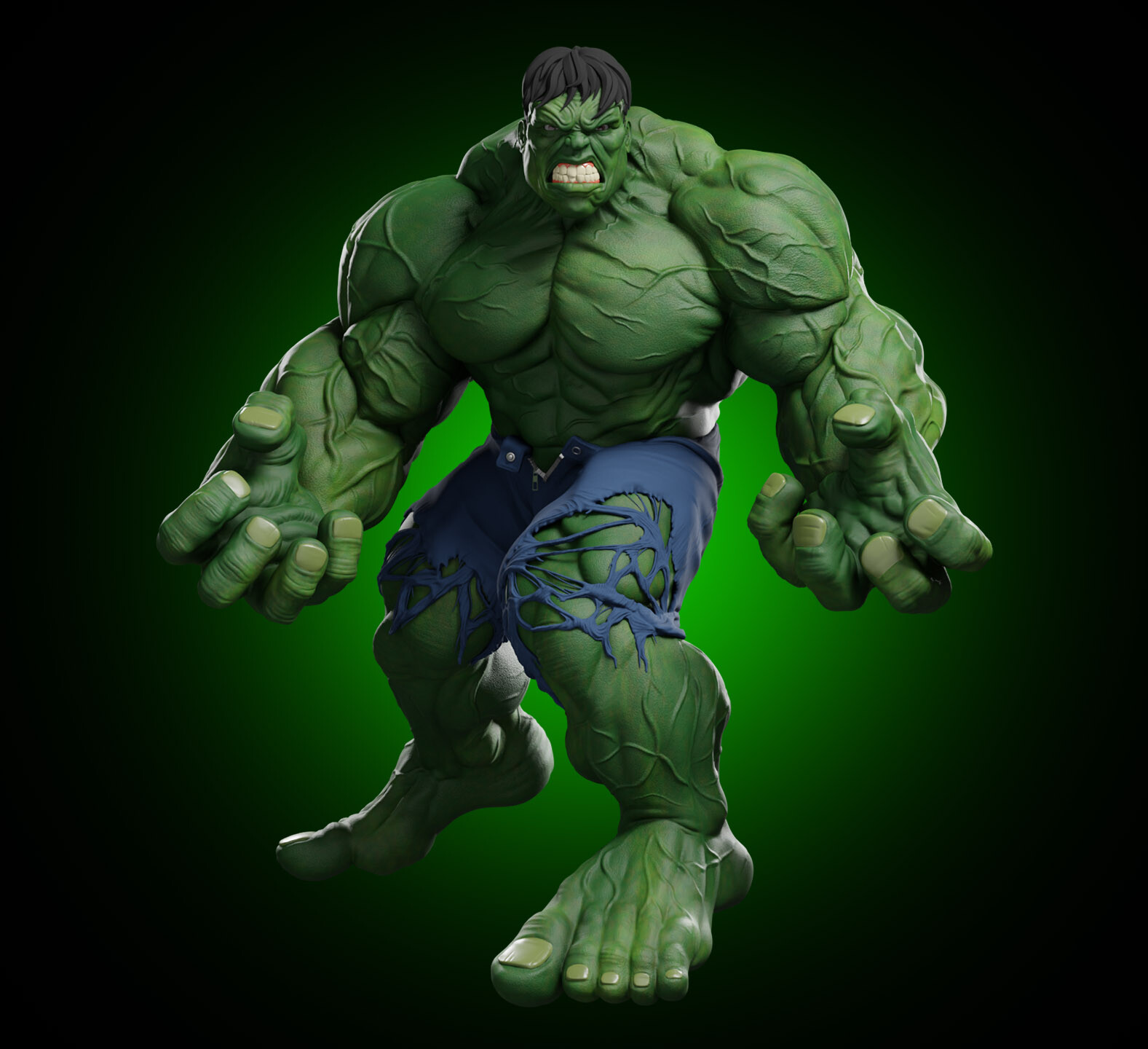 ArtStation - Fan art Hulk