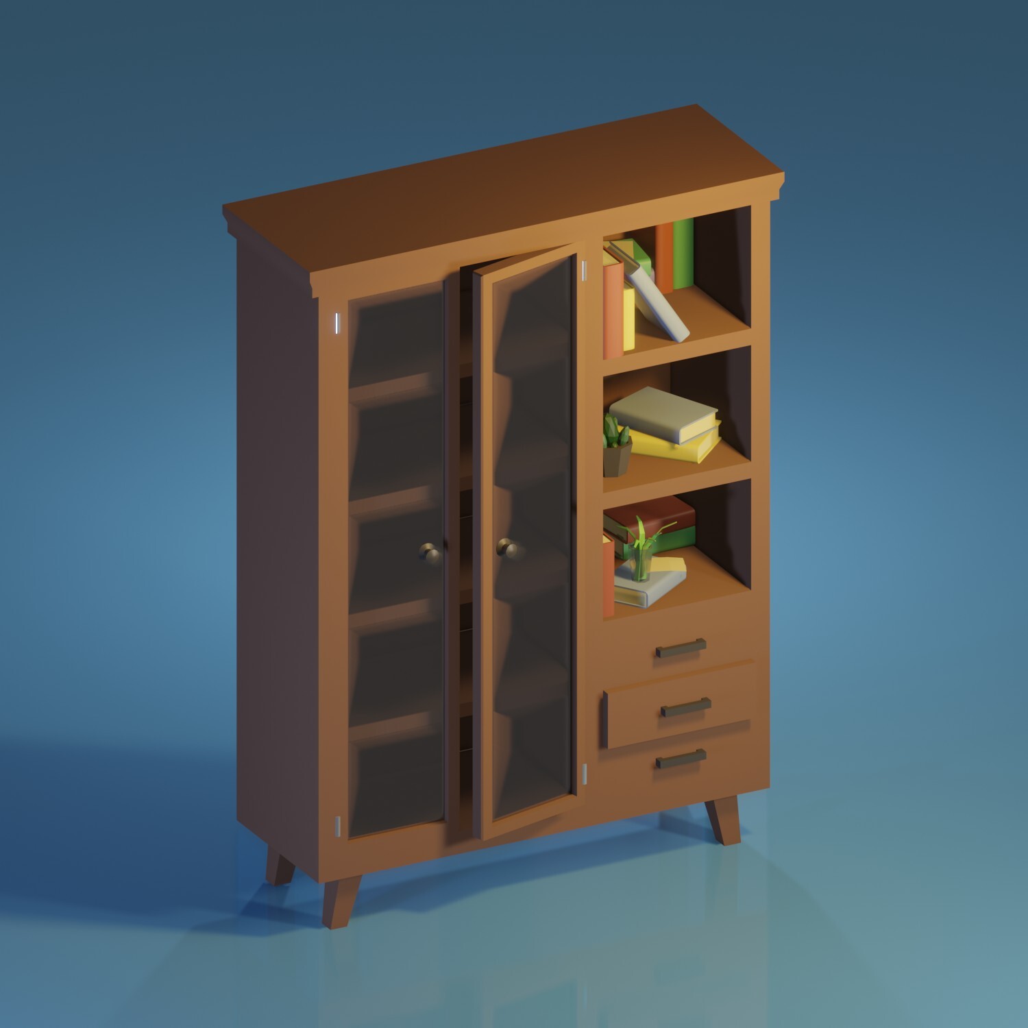 ArtStation - Game-ready closet with suff