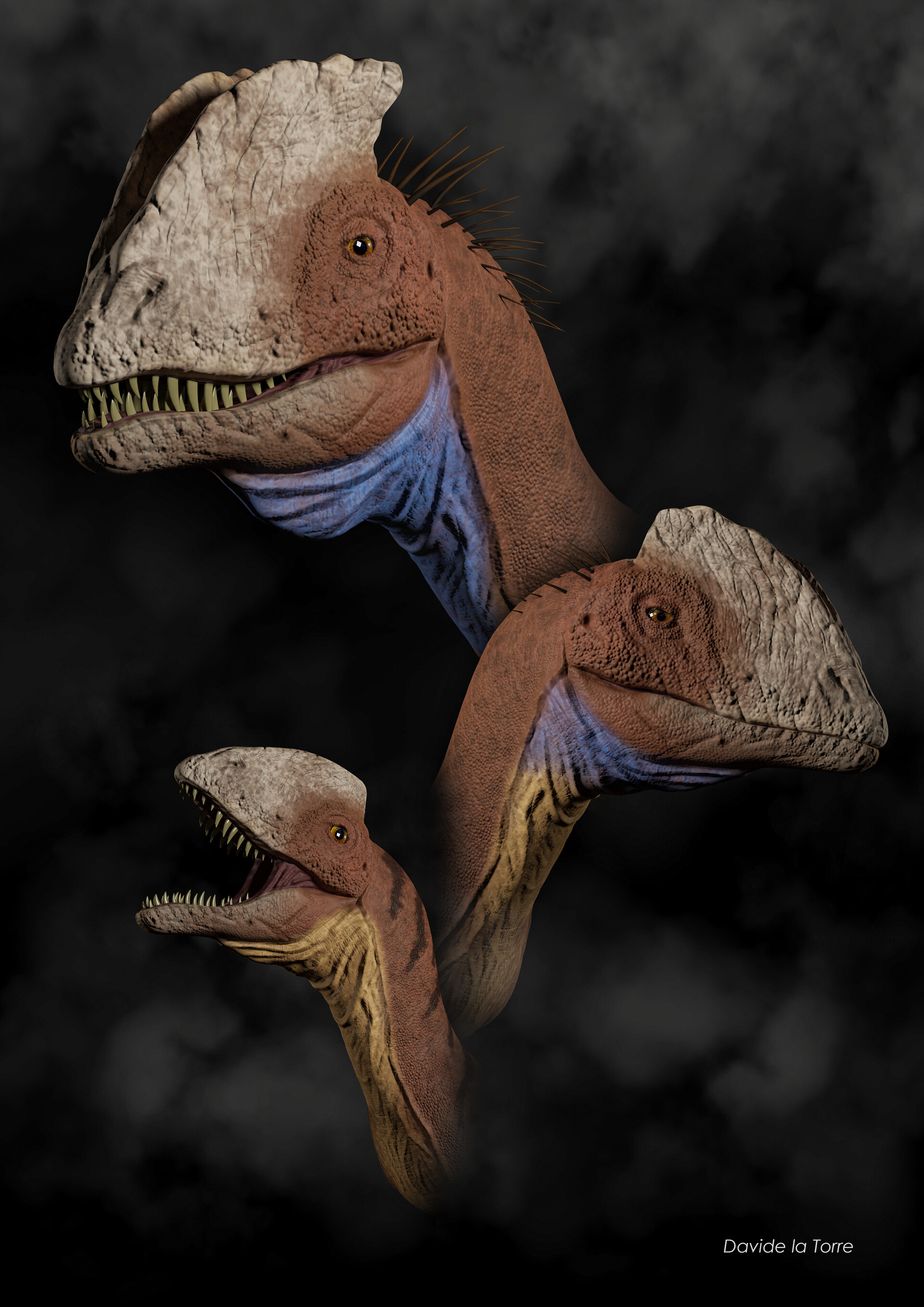 ArtStation - Dilophosaurus wetherilli