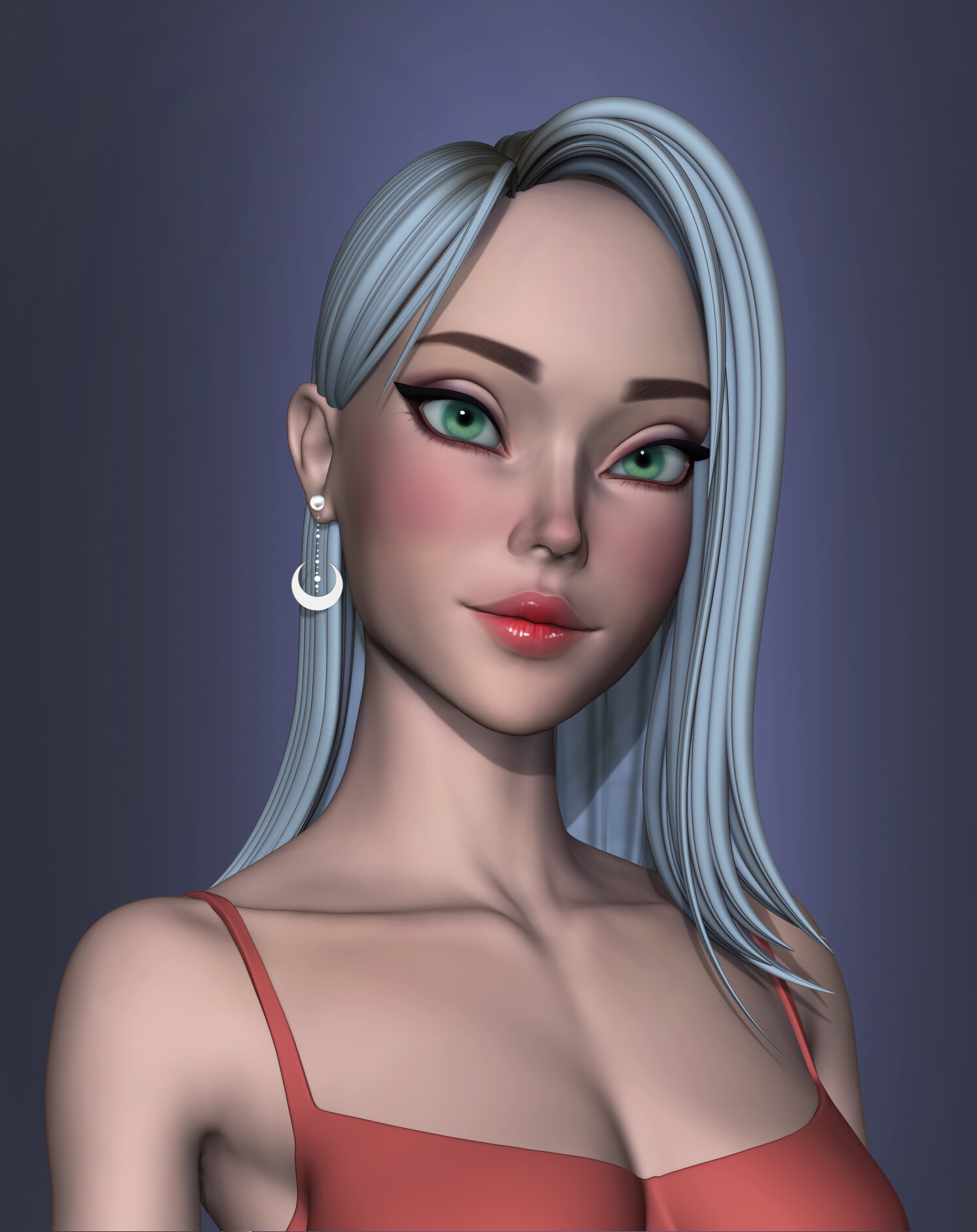 ArtStation - Luna (quick sculpt)