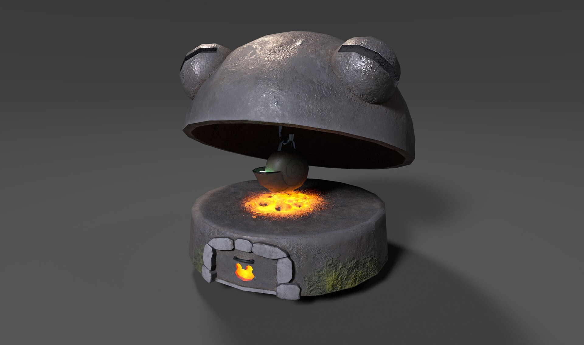 ArtStation - Frog Stove