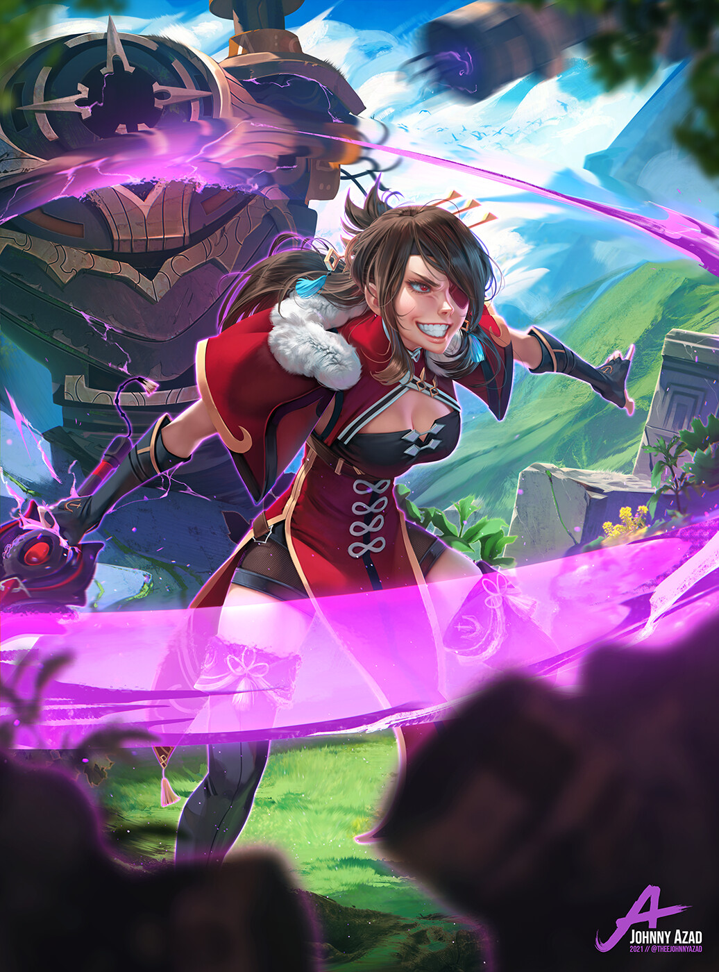 ArtStation - Genshin Impact // Beidou Fanart