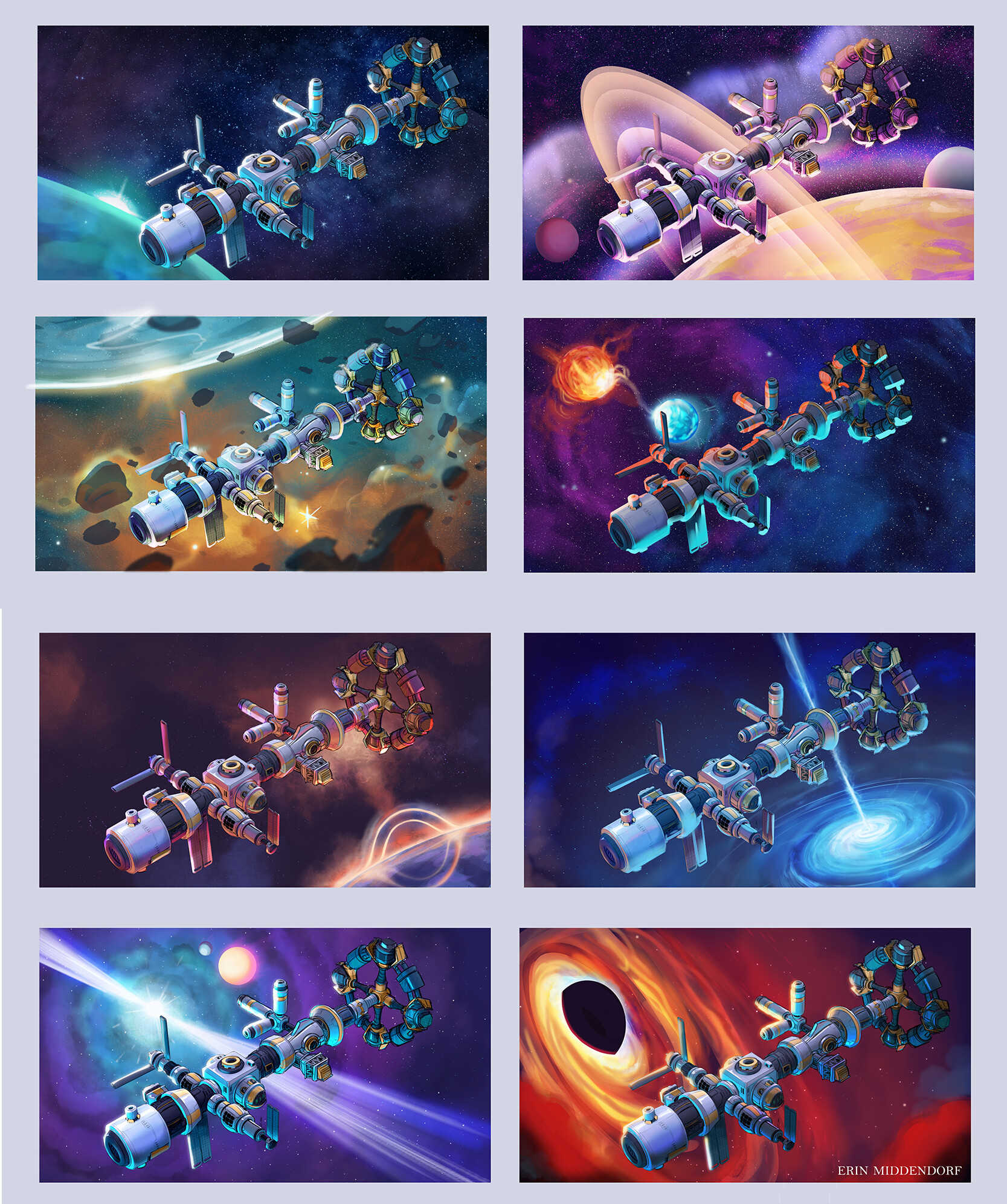 ArtStation - Space Scapes