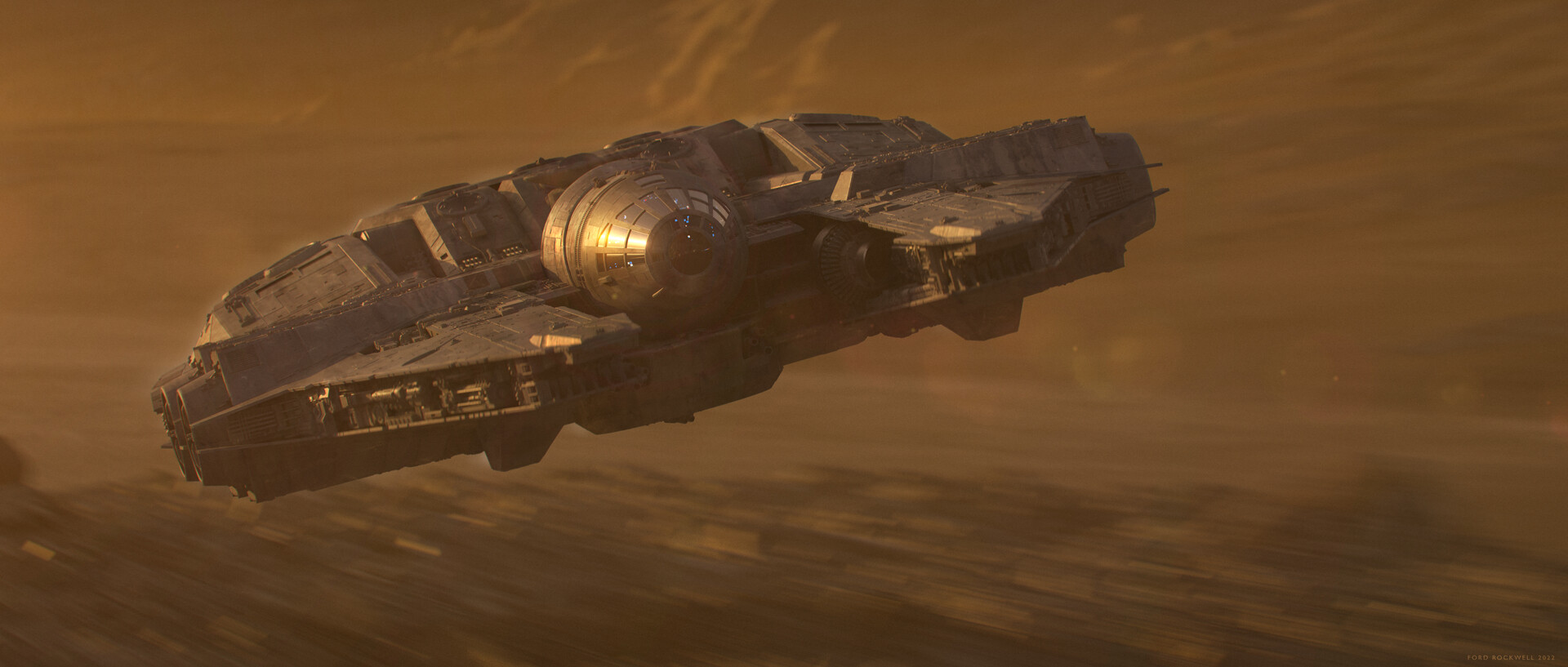 ArtStation - Corellian Super Heavy - fast at dusk