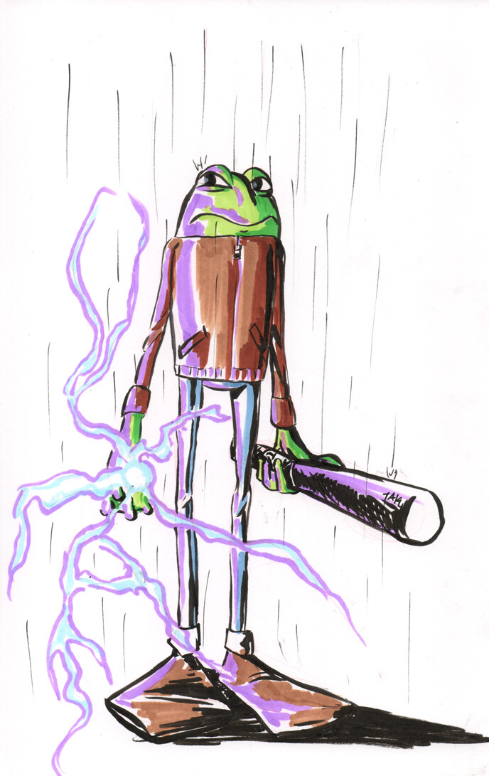 ArtStation - Daily Sketch: Frog