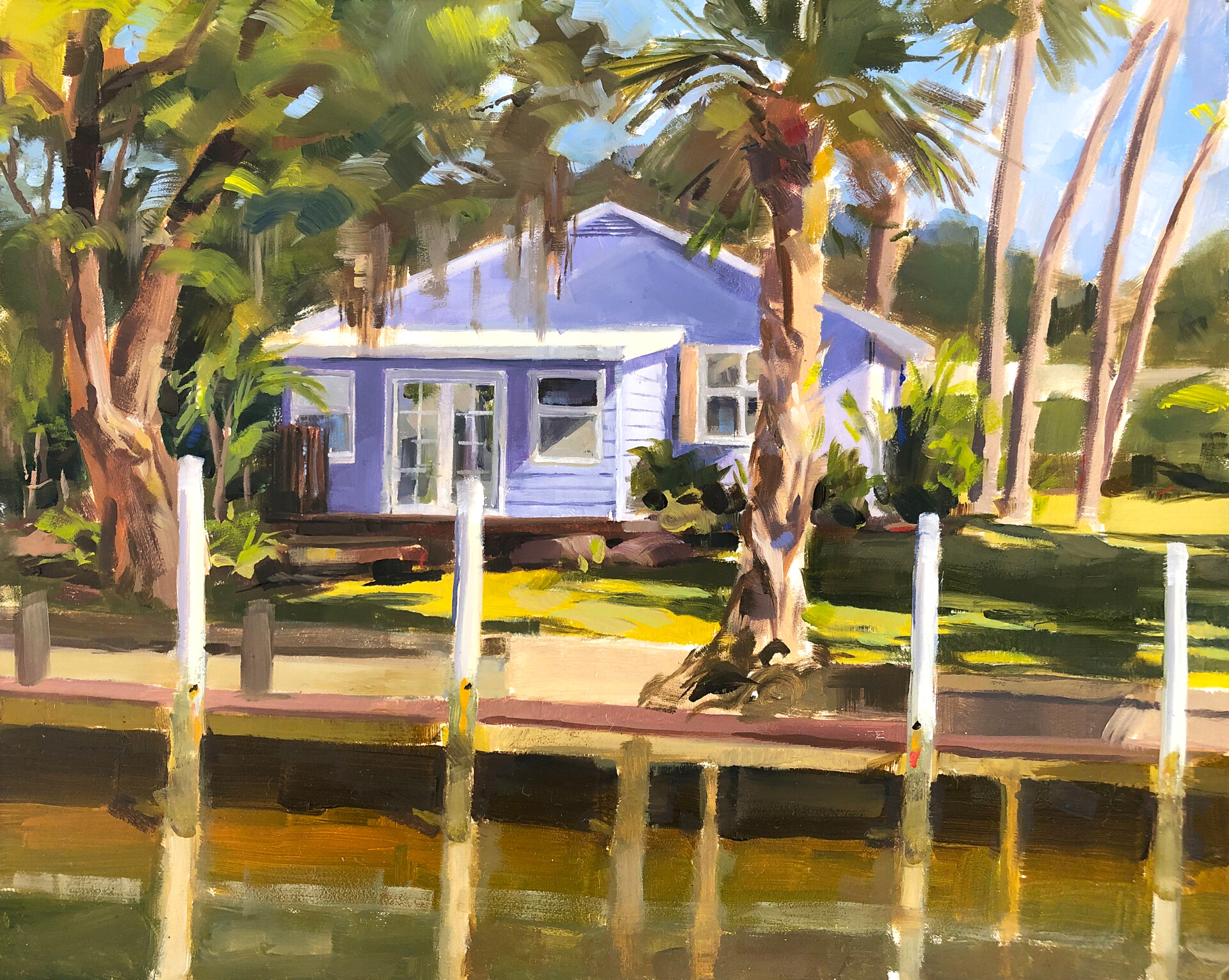 ArtStation - Plein air on the bayou