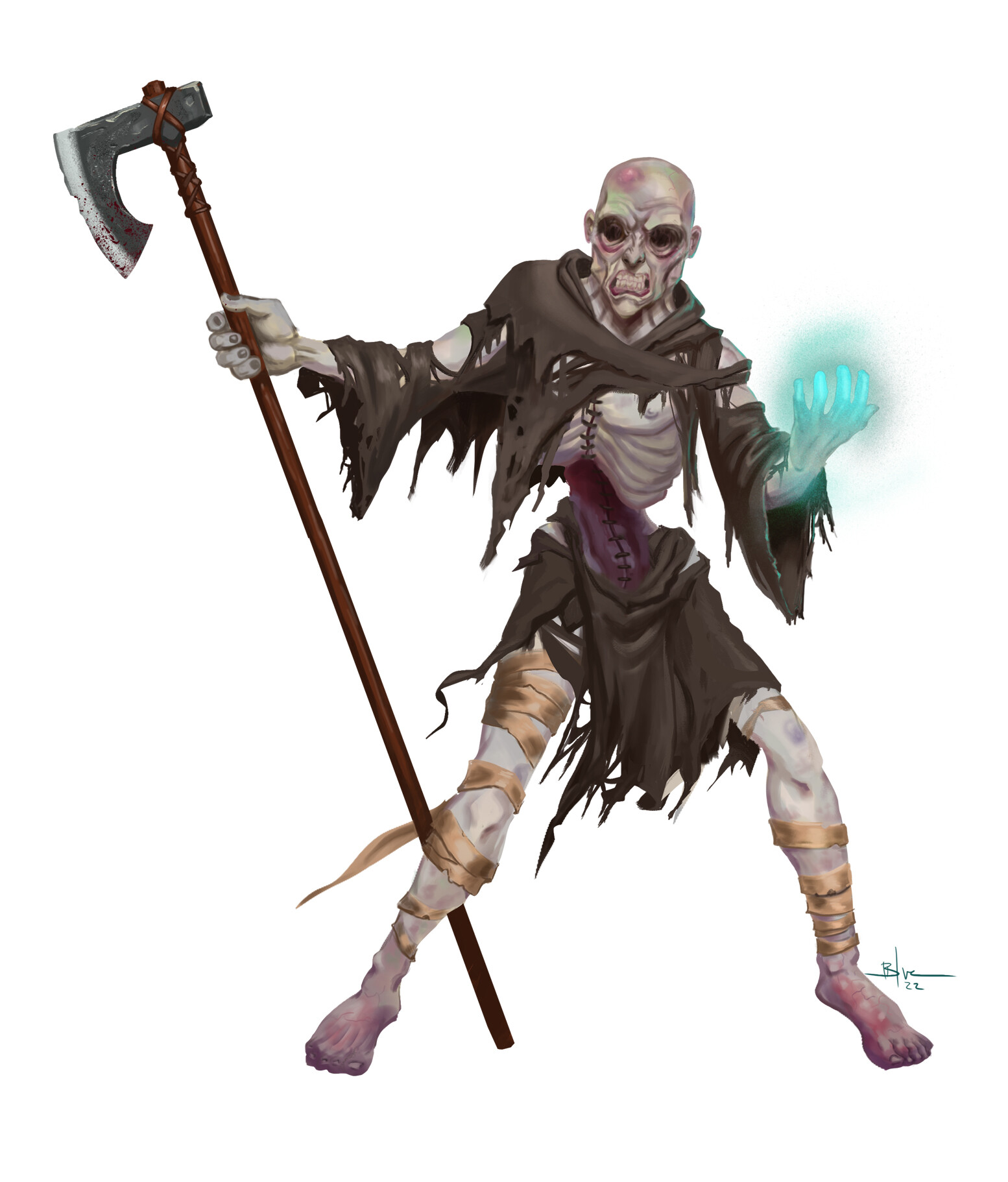 ArtStation - Zombie Lord - creature art