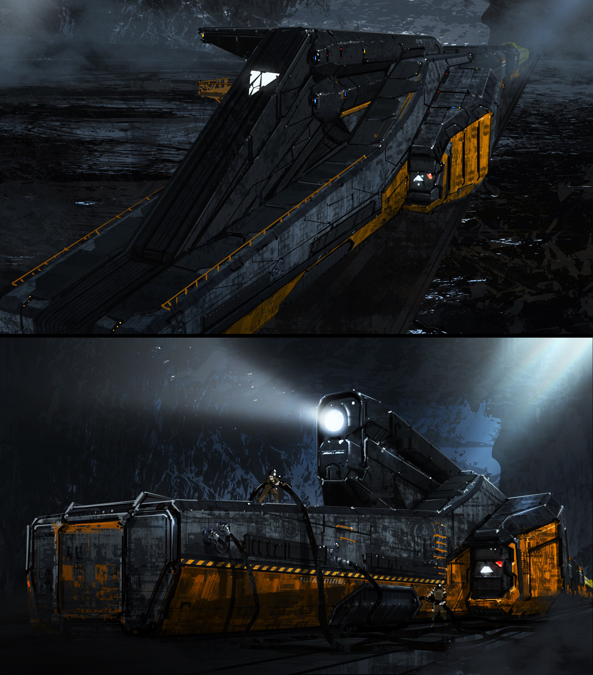 ArtStation - Subterranean Trains