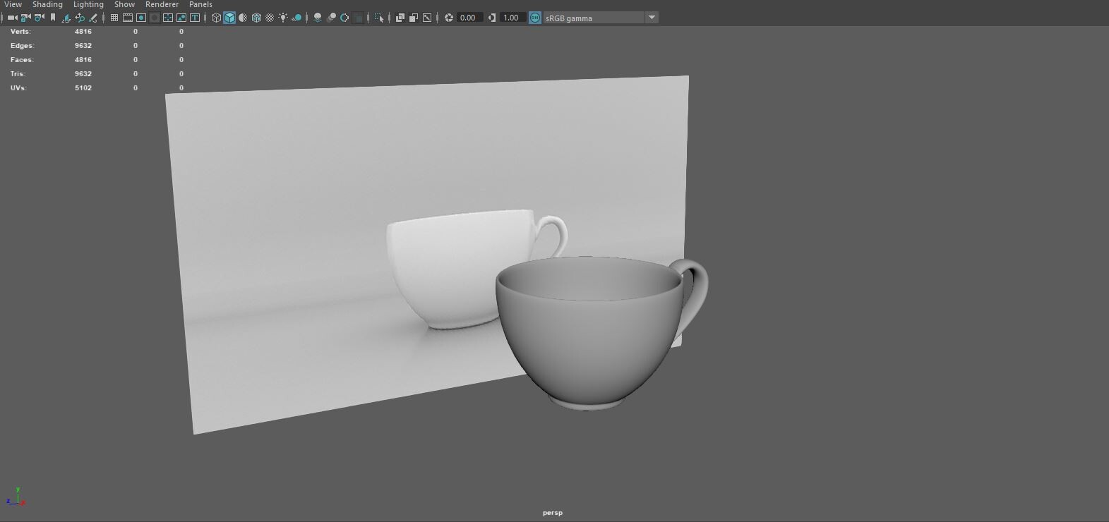 ArtStation - Low Poly 3d modeling Tea Cup