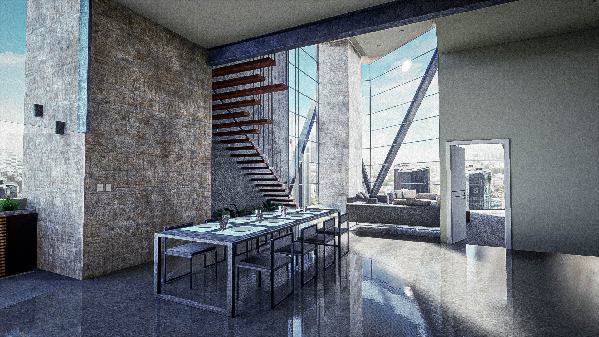 ArtStation - Reforma 432 (Propuesta de diseño interior)