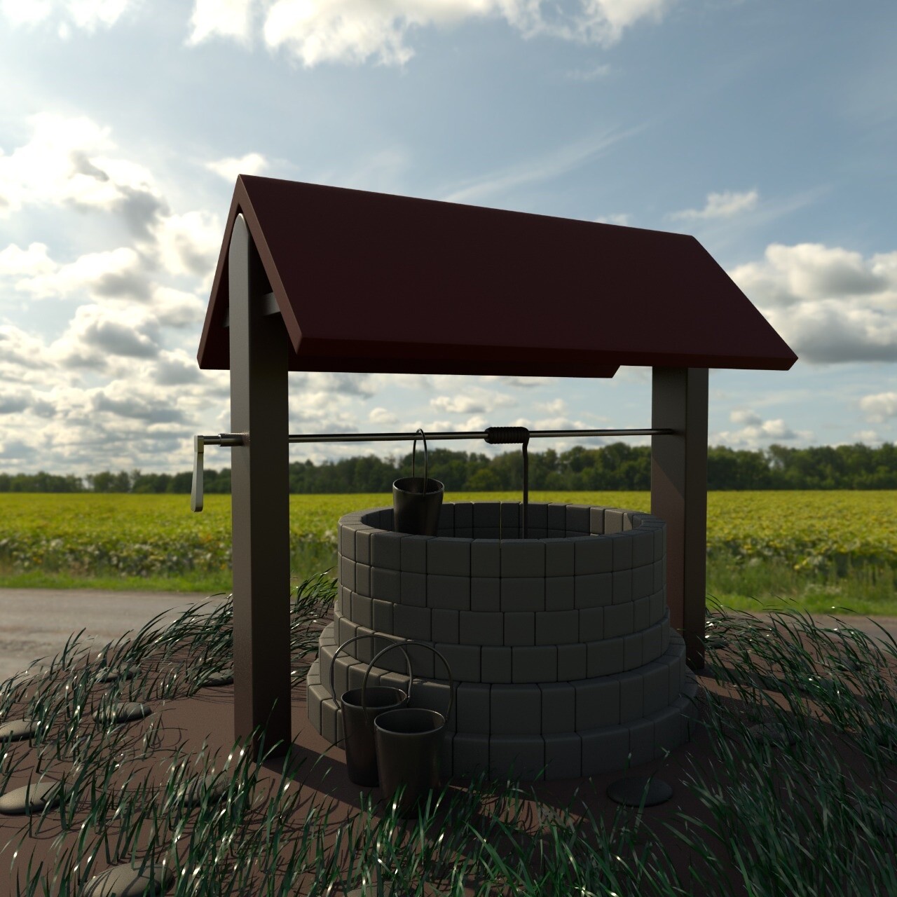 ArtStation - 3D well model