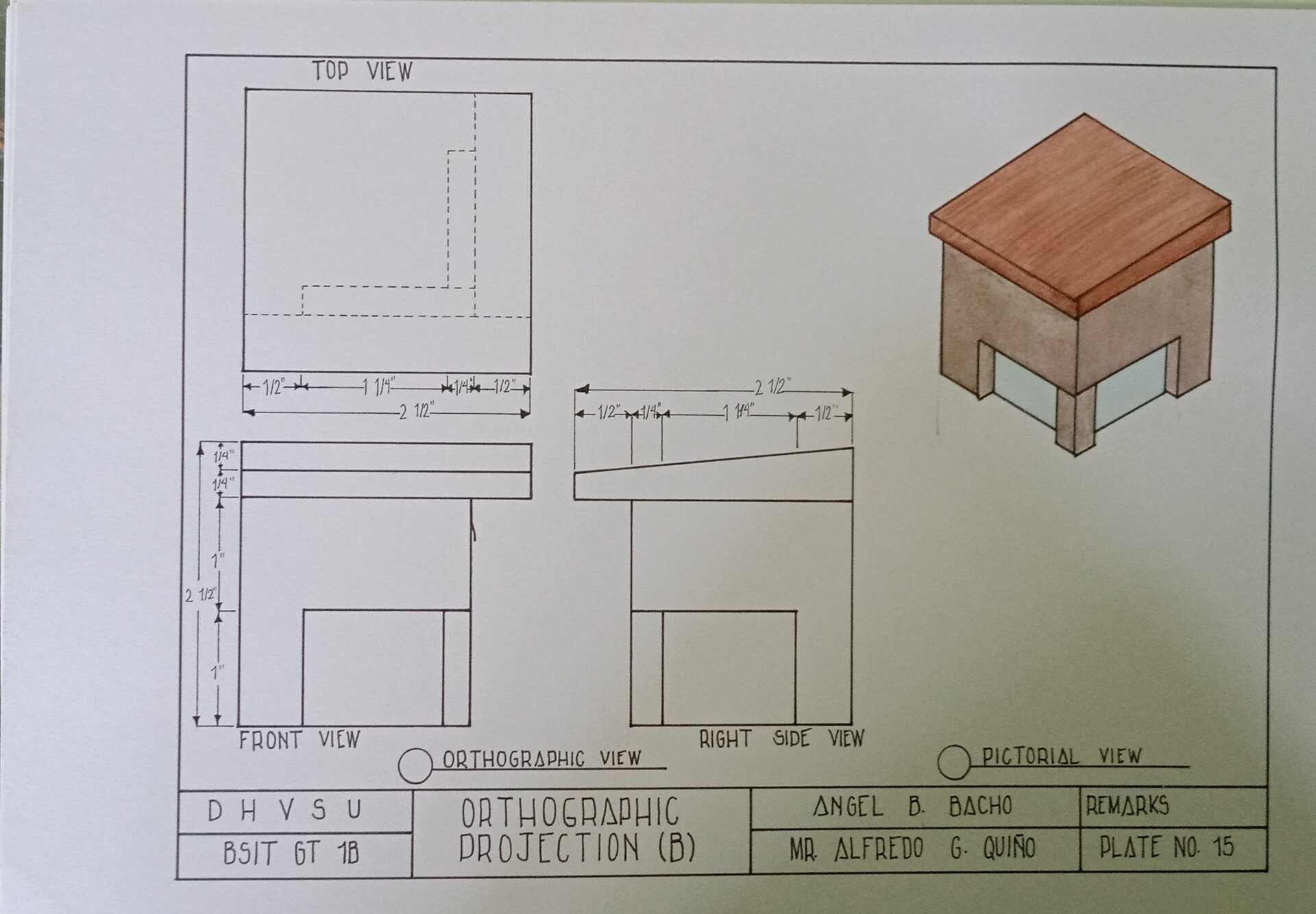 ArtStation - PLATE NO. 15 (ORTHOGRAPHIC PROJECTION B)