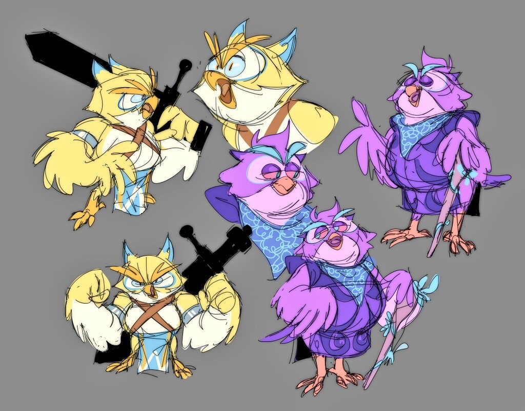 ArtStation - Owl People