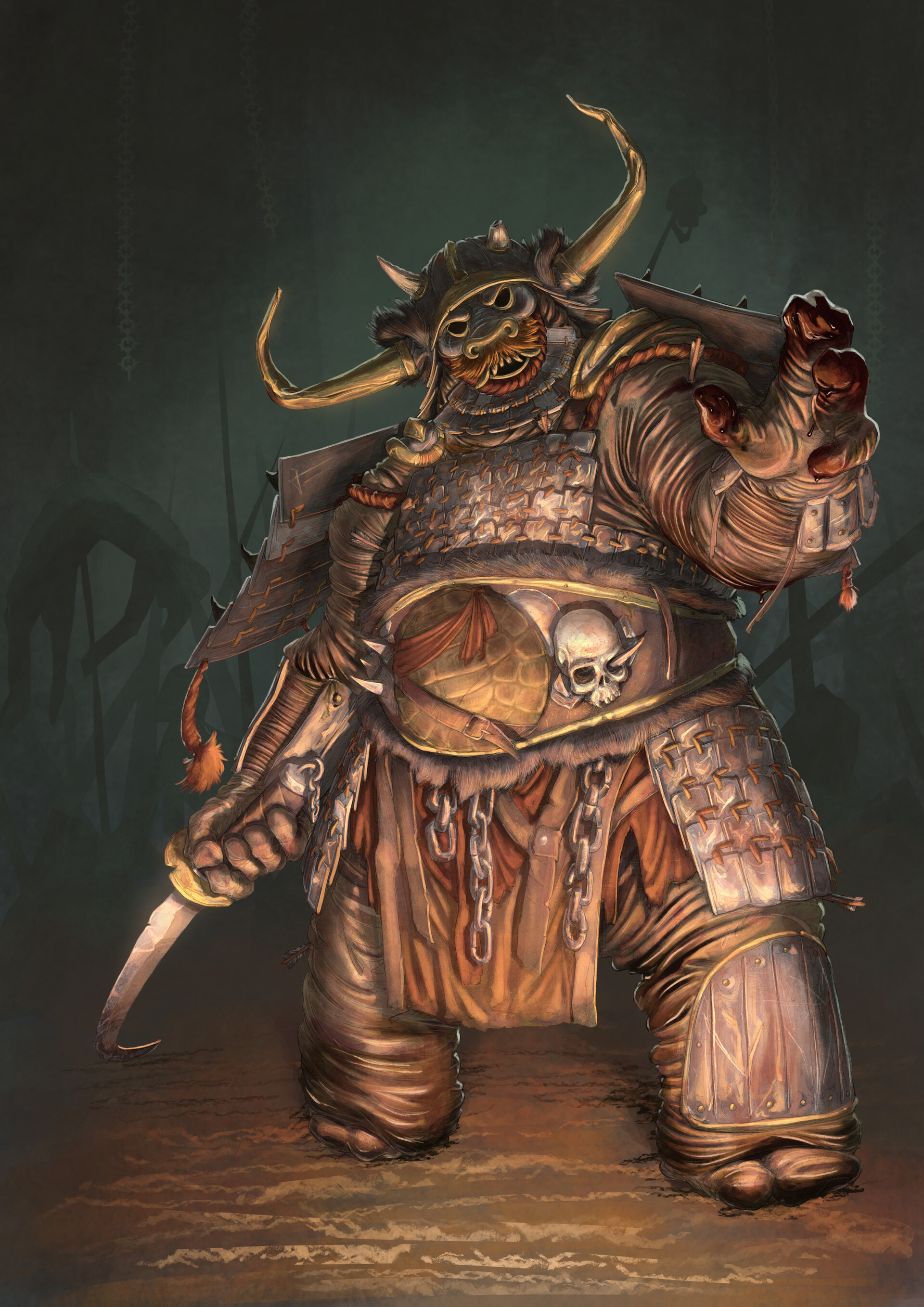 ArtStation - Undead Abomination "The Bishamonten"