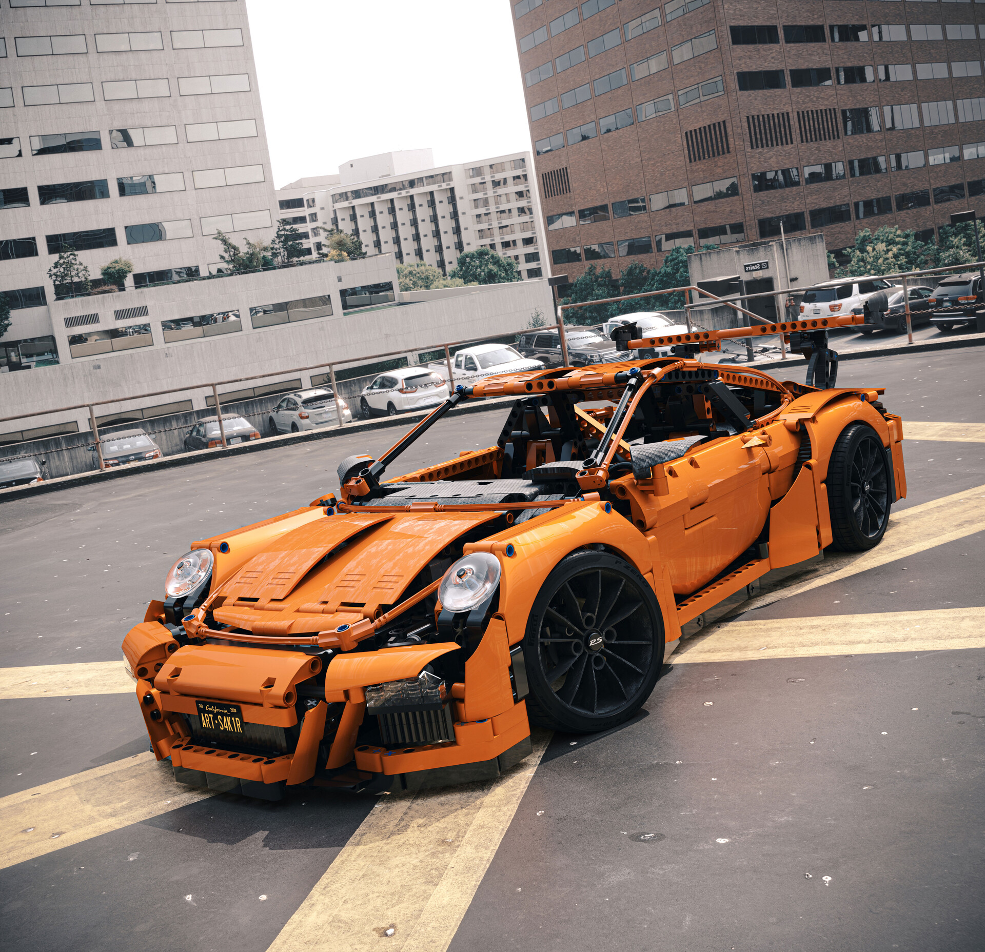 ArtStation - Porsche GT3 RS LEGO /// 3D render