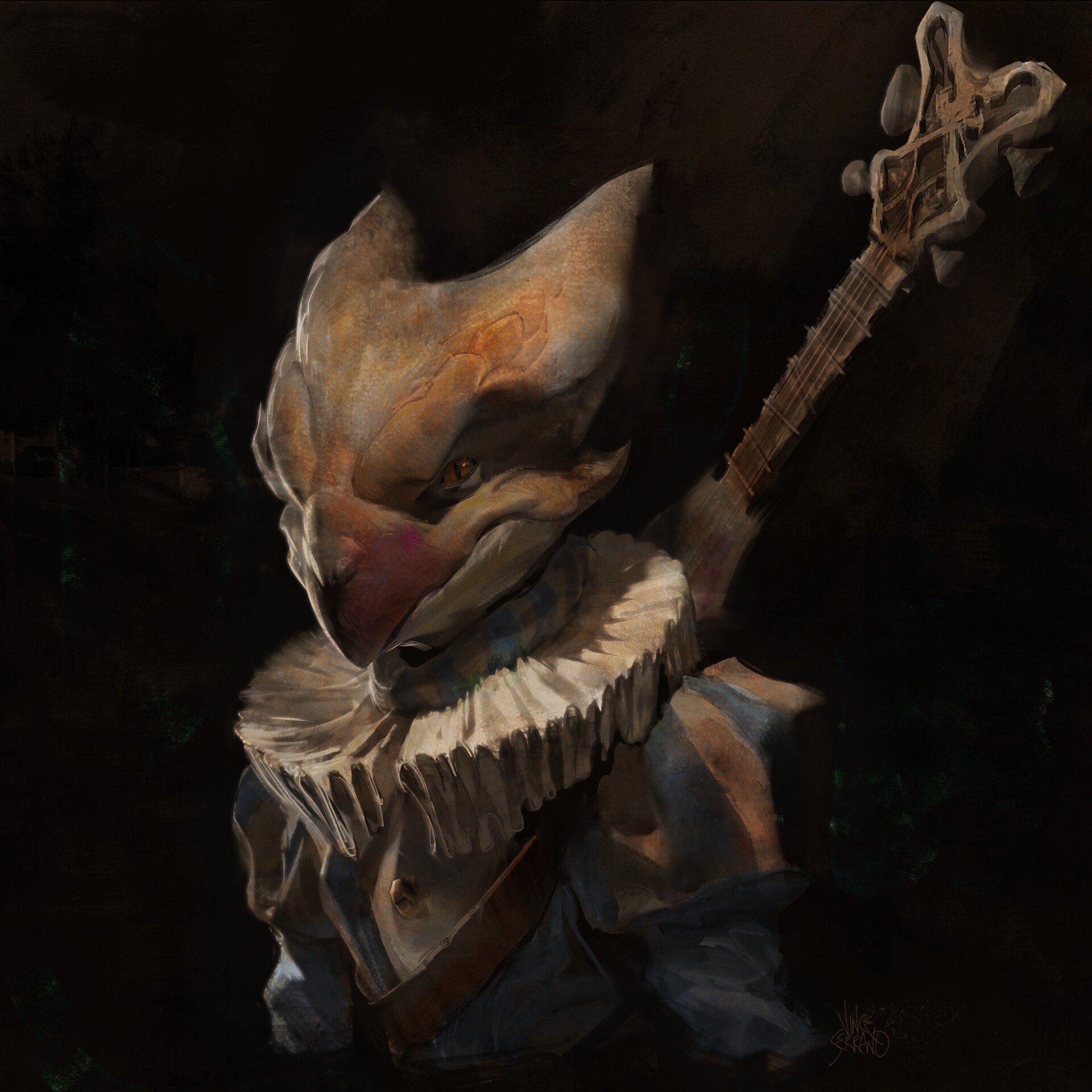 ArtStation - Lizard Bard