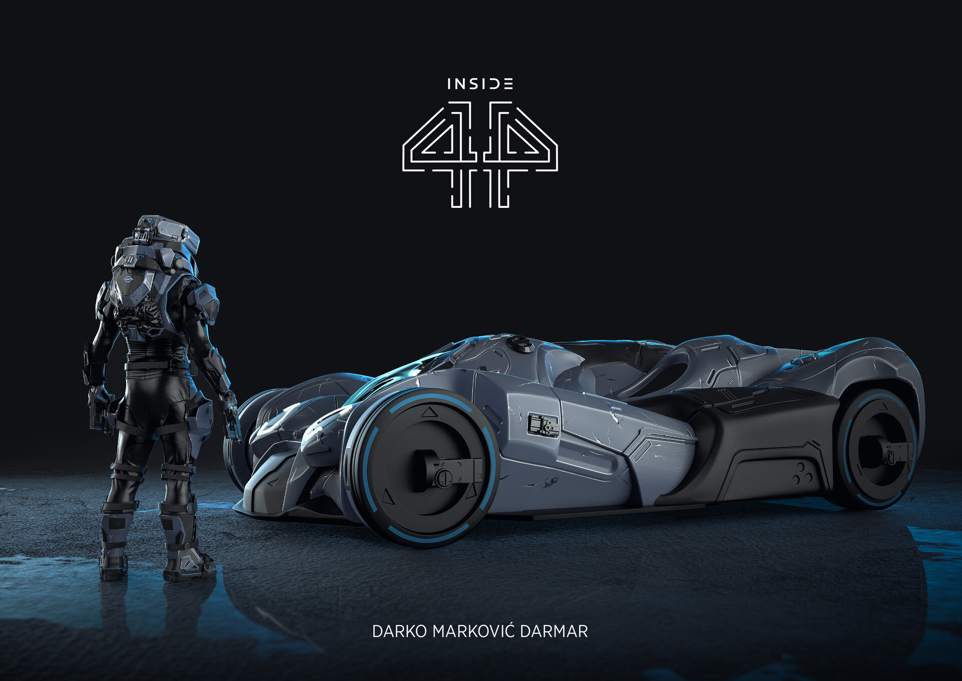 ArtStation - INSIDE44 BOOK COVER ART