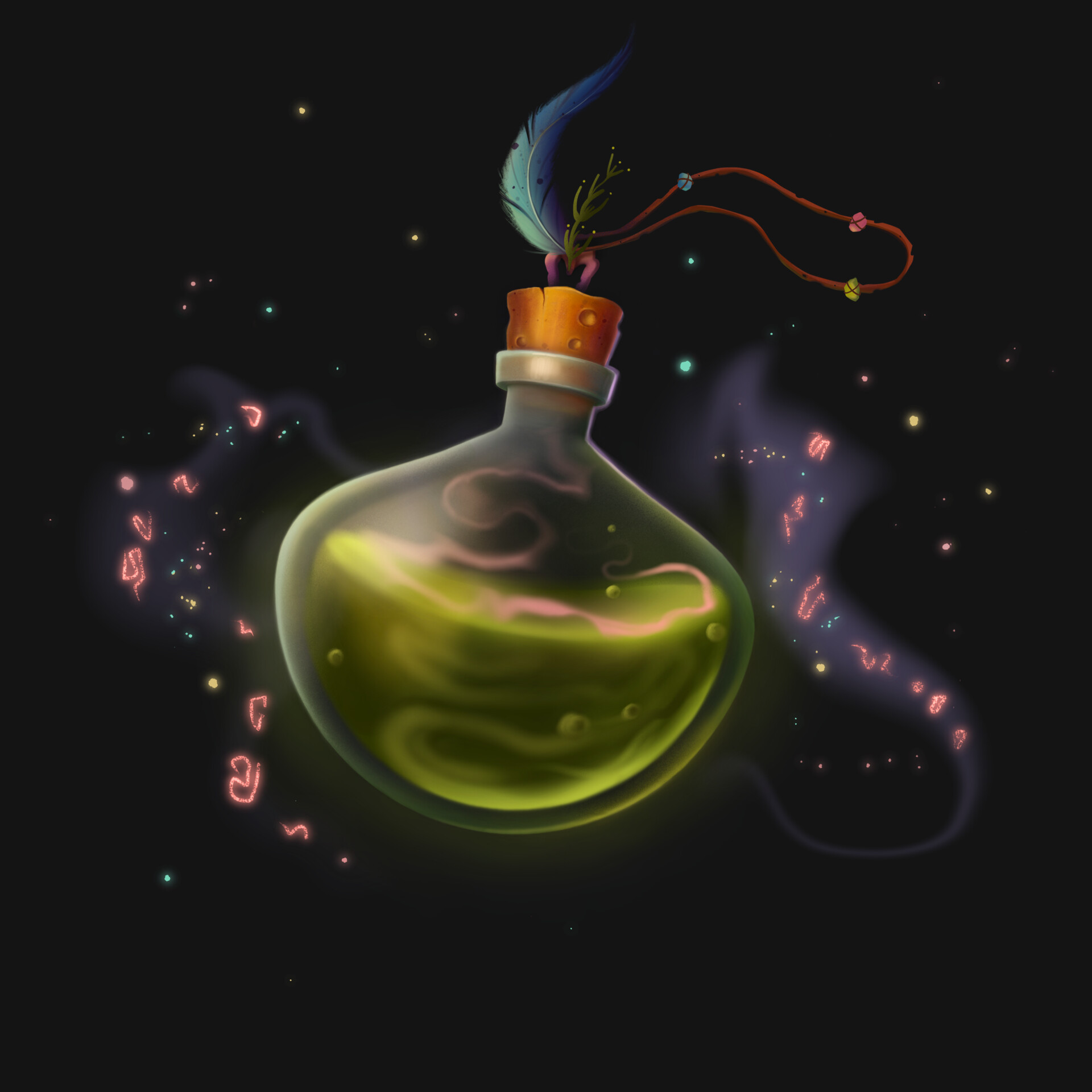 ArtStation - Potion bottle