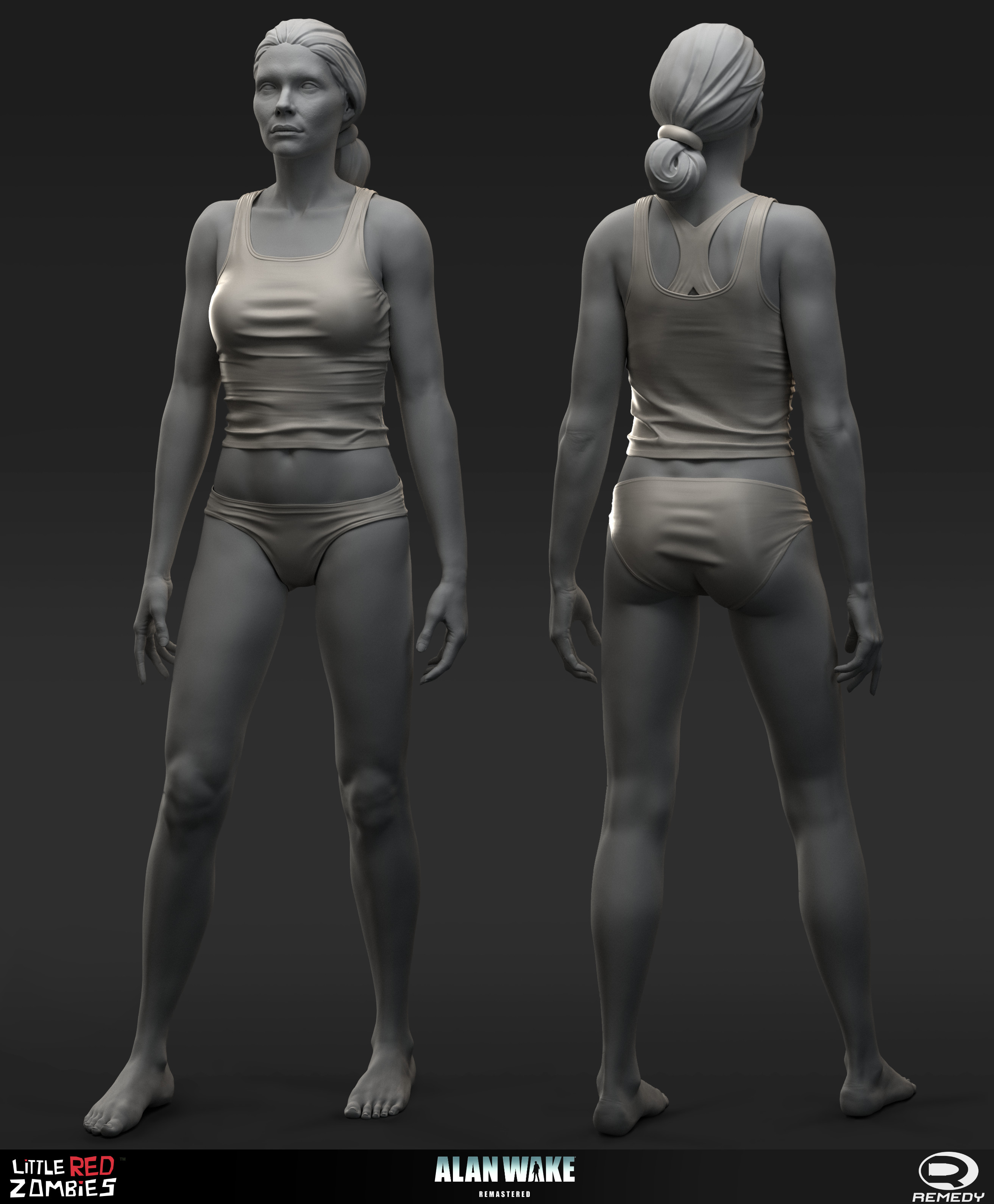 LITTLE RED ZOMBIES - Alan Wake: Remastered - Alice Wake