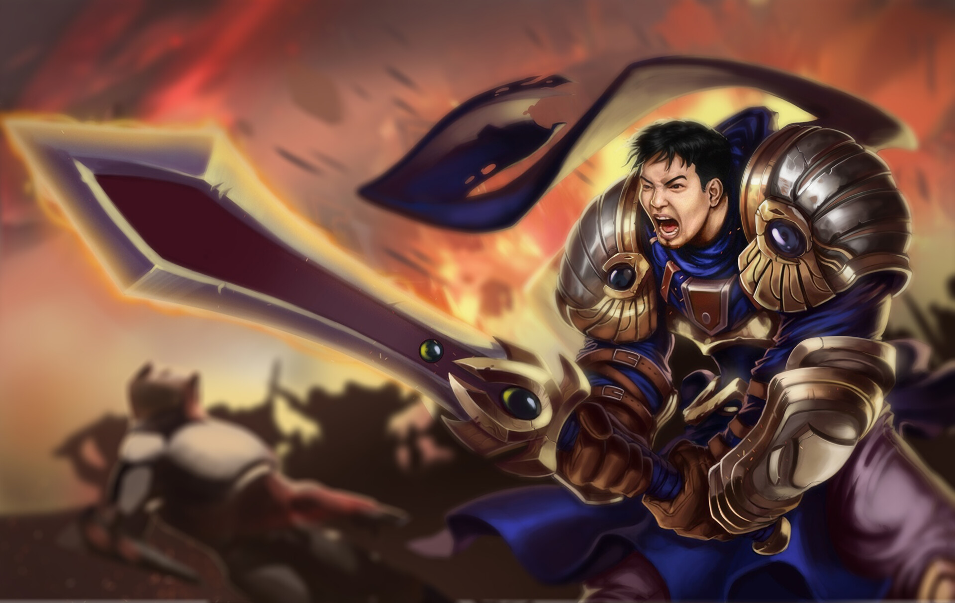 ArtStation - Lol Garen fun art