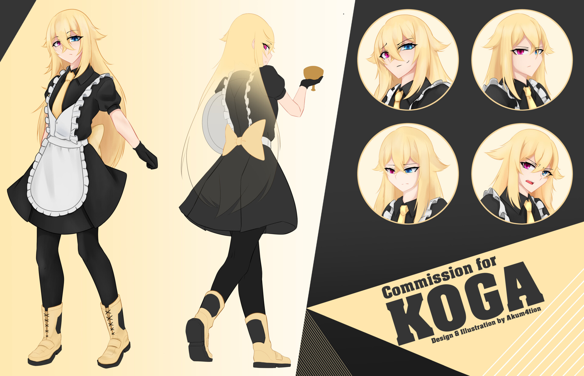 ArtStation - Character Sheet - Koga