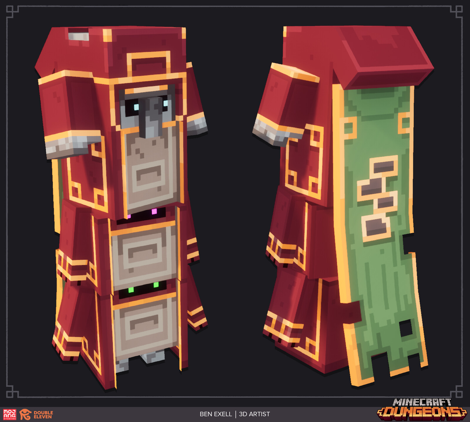 Ben Exell - Minecraft Dungeons Tower mobs - Season 1 Cloudy Climb