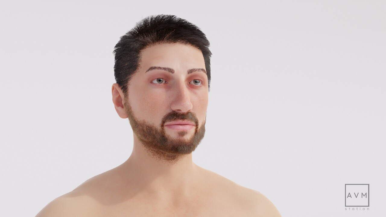 ArtStation - NFT beard man design for a collection