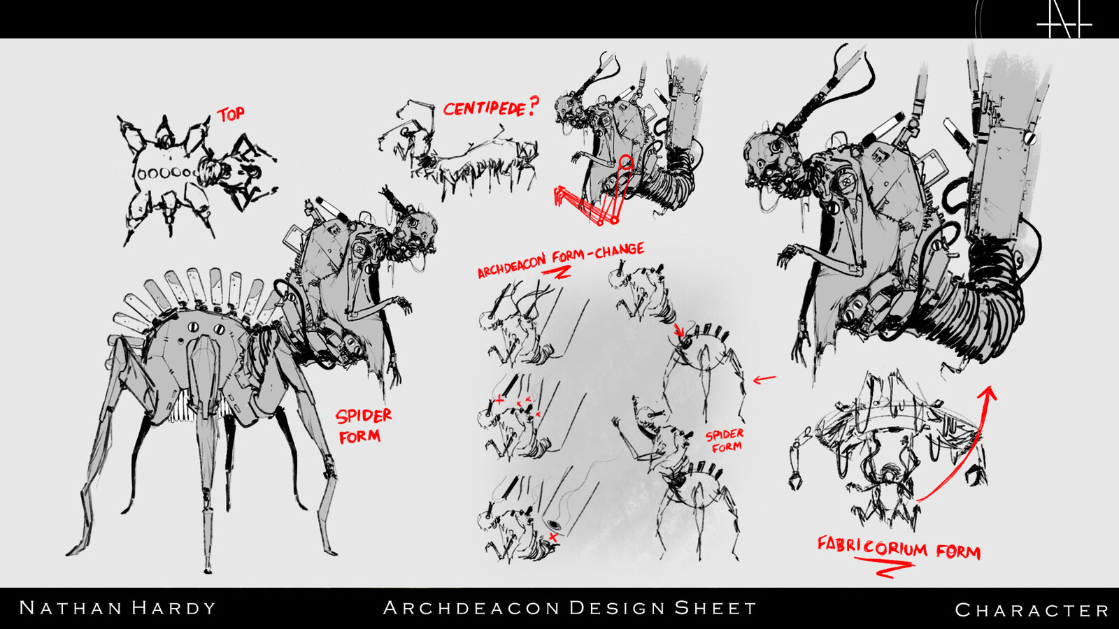 Nathan Hardy - The Archdeacon Design Sheet
